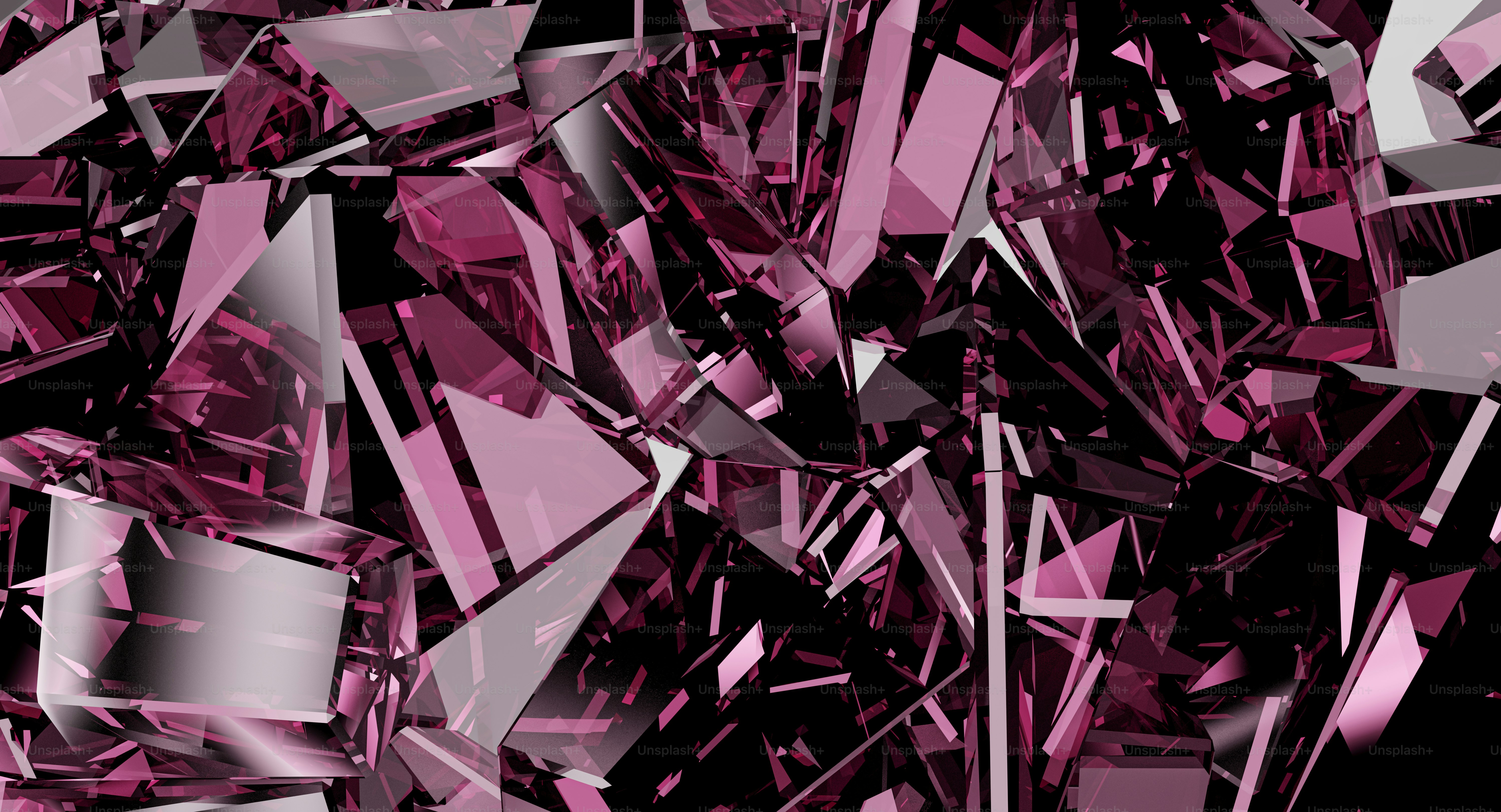 A bunch of shiny purple objects are in a pile photo – Diamond Image on ...