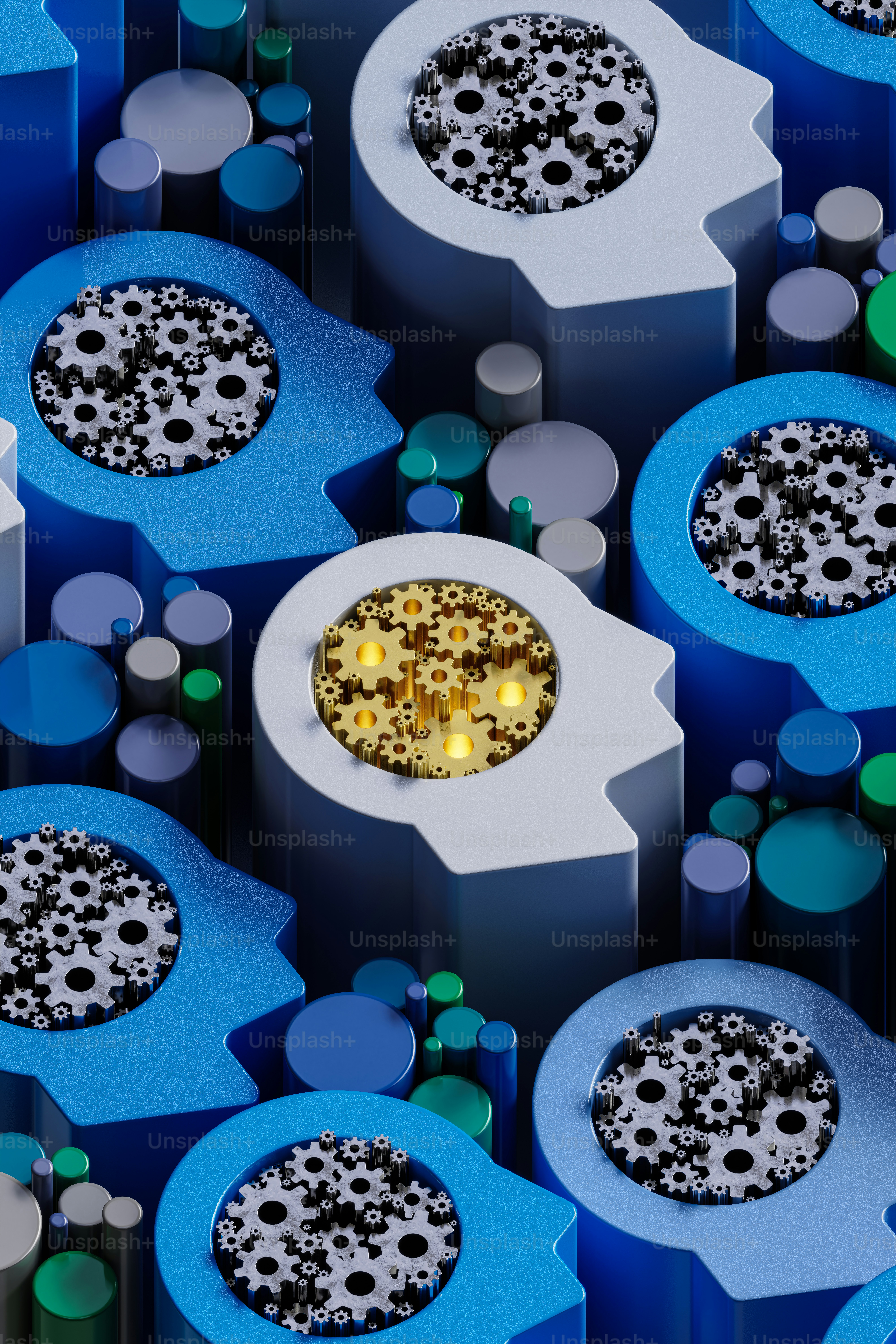 A bunch of different shapes and sizes of objects photo – 3d Image on ...