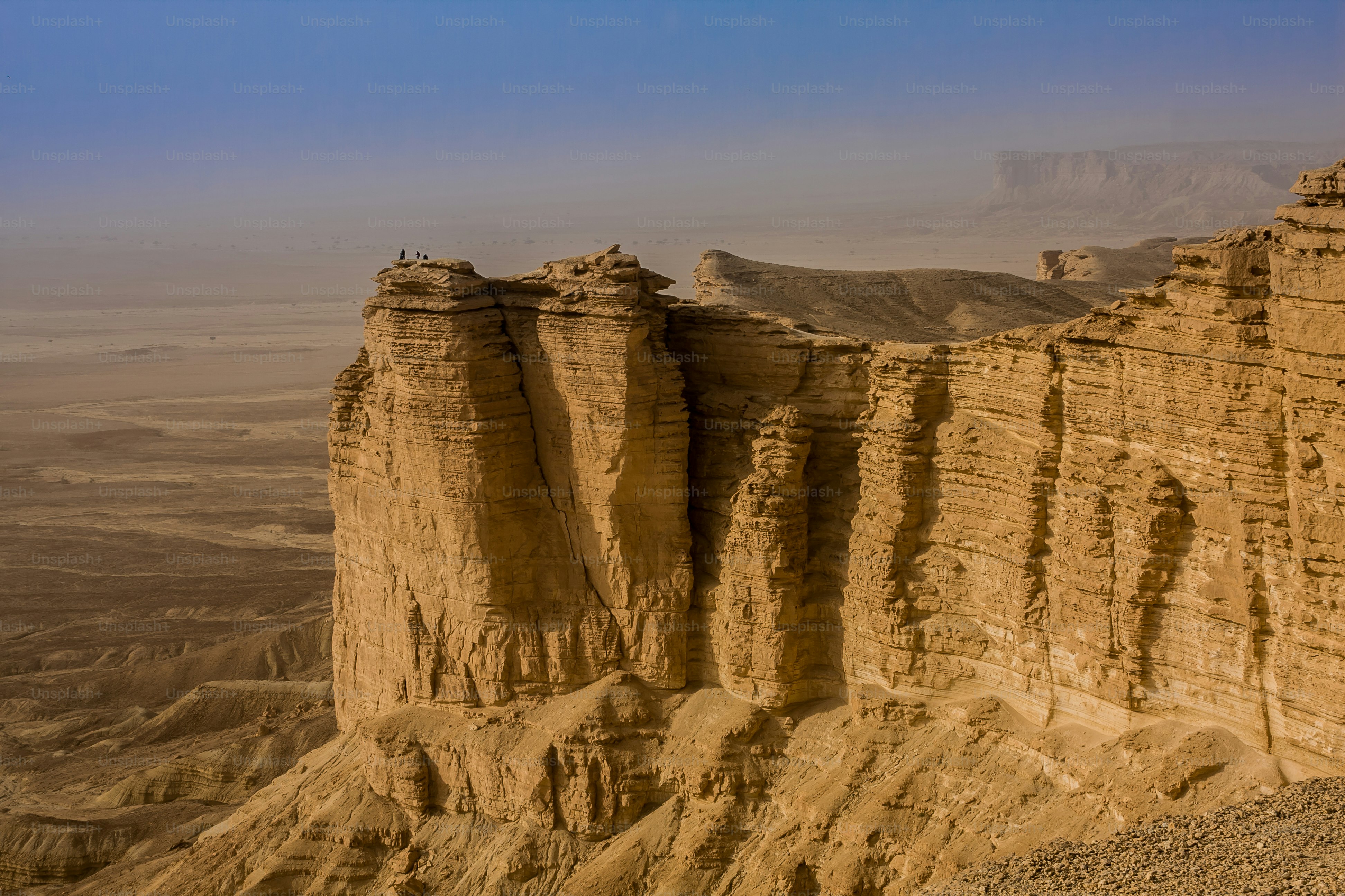 A breathtaking rock cliff some 120 km from Riyadh photo – Day Image on ...