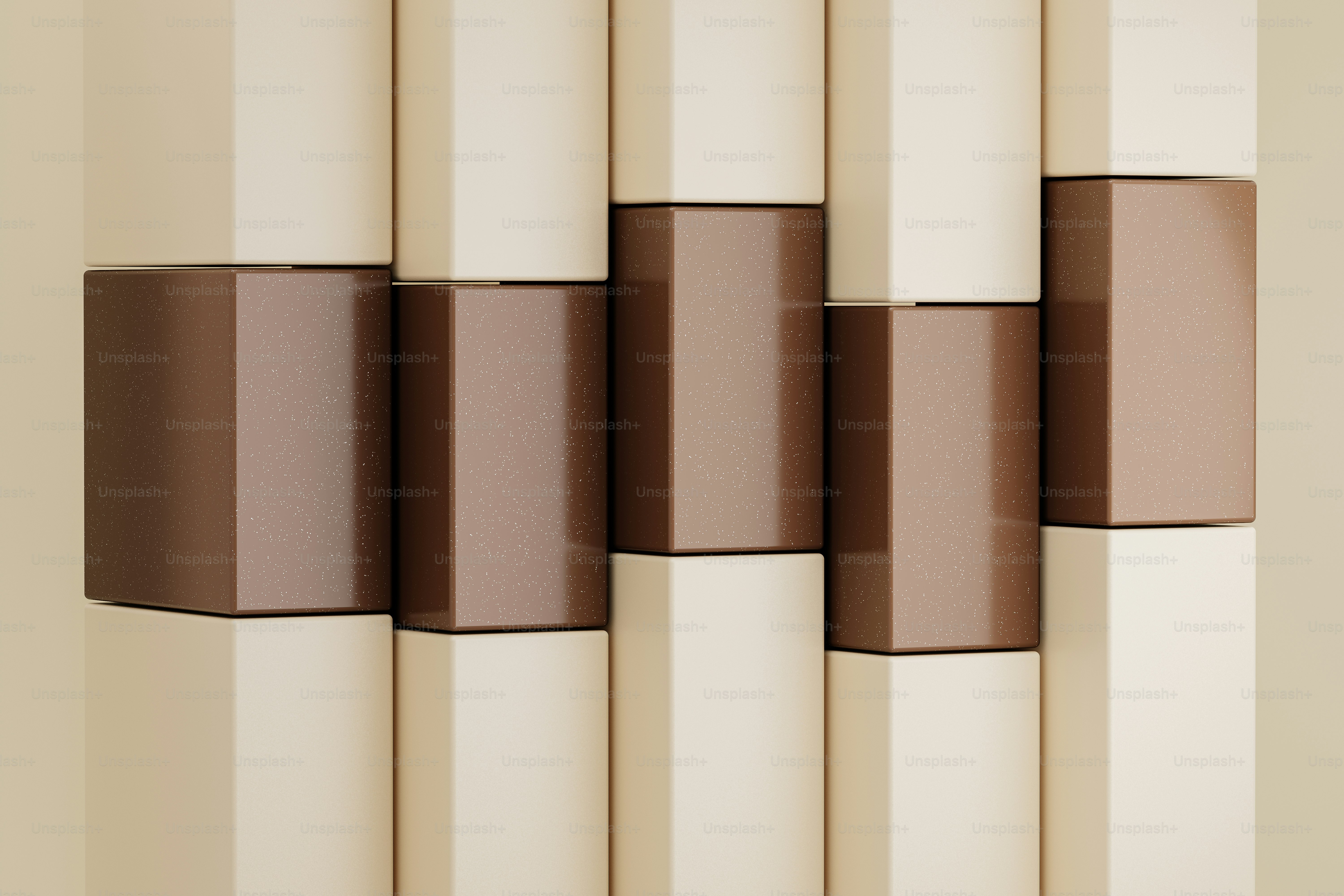 A close up of a wall with a bunch of boxes on it photo – Neutral Image ...