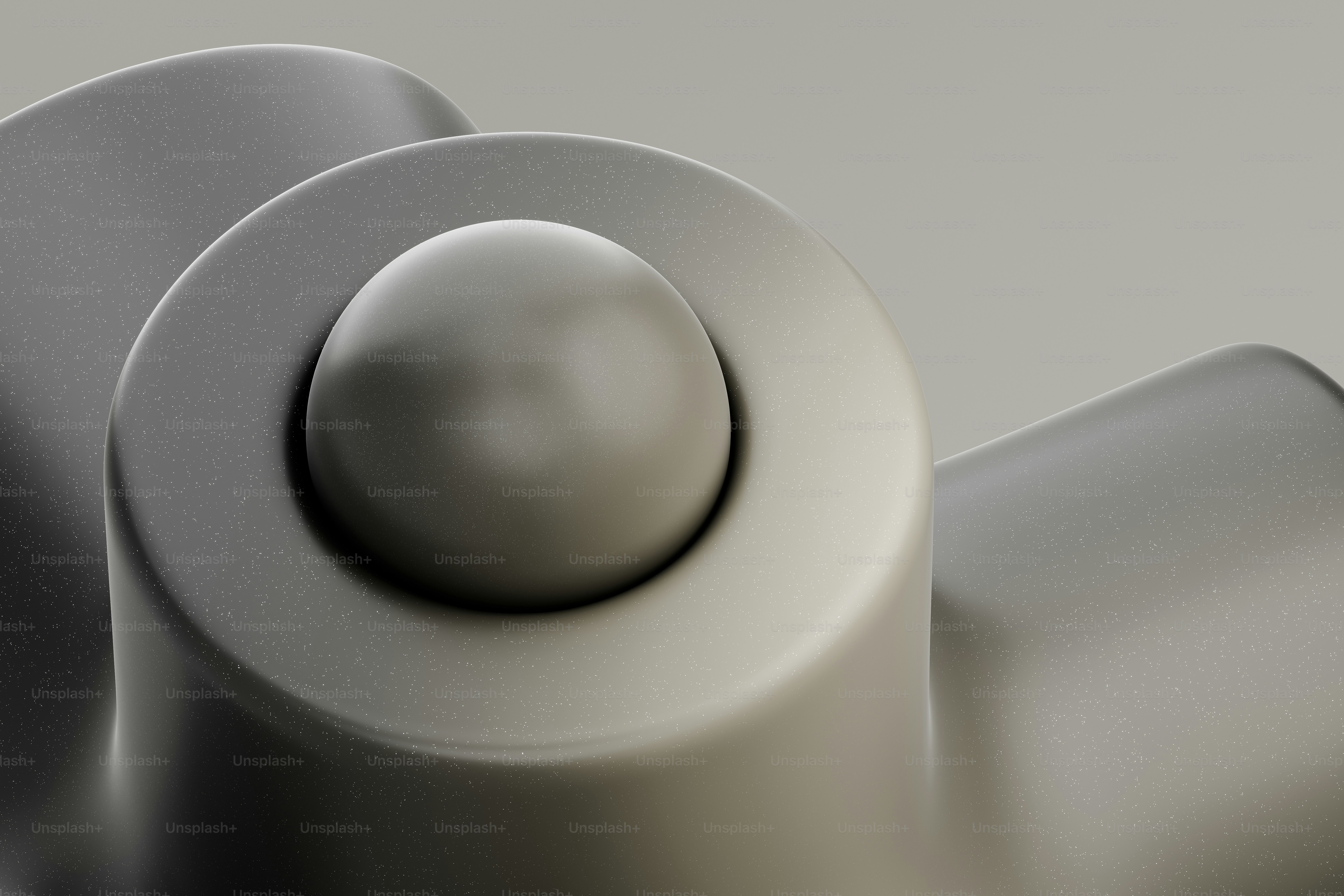 A close up of a white object with a gray background photo – Calming ...