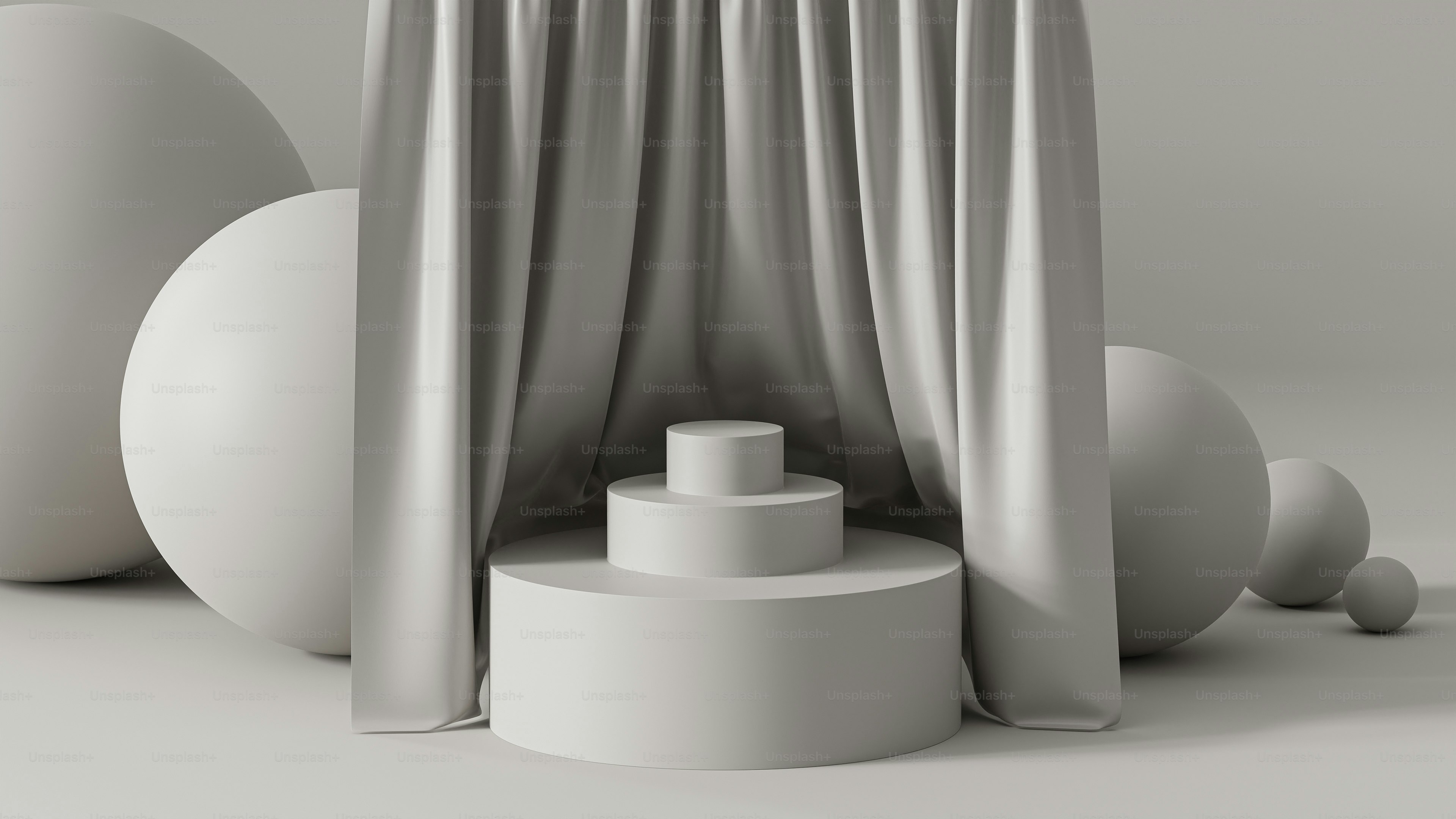 A group of white objects sitting next to each other photo – Grey Image ...