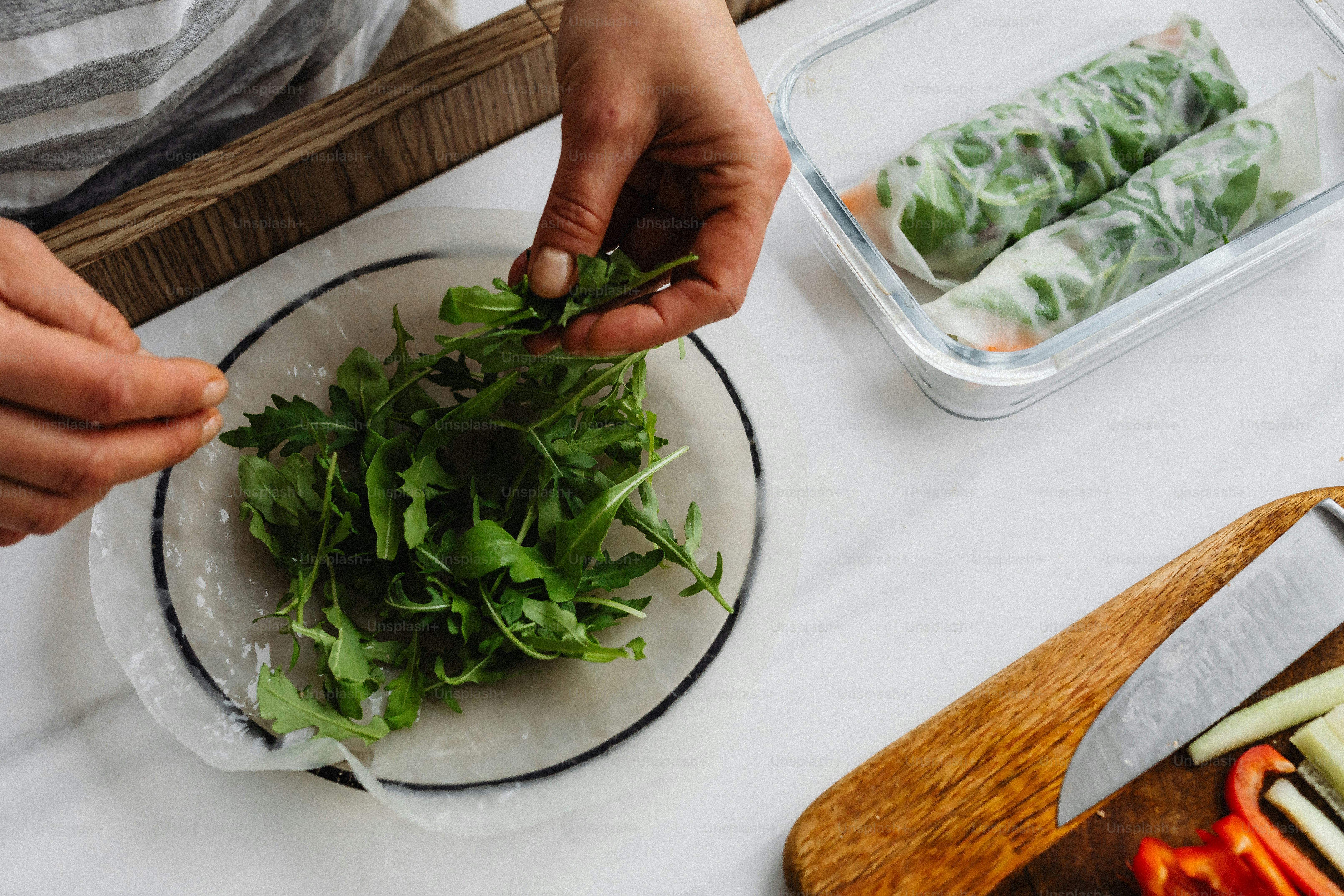 A table topped with lots of different types of food photo – Meal ...