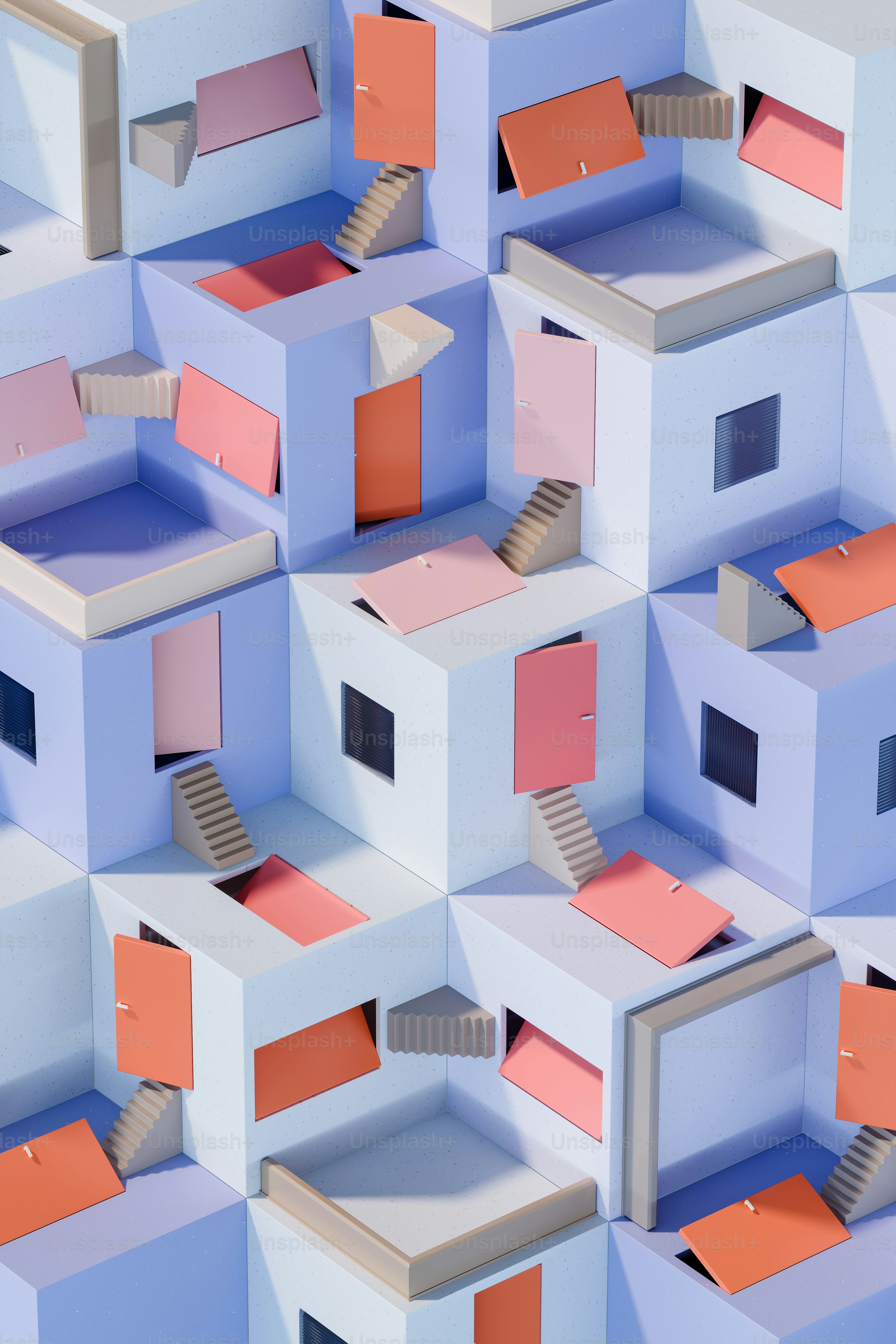 A bunch of boxes that are stacked on top of each other photo – Virtual ...