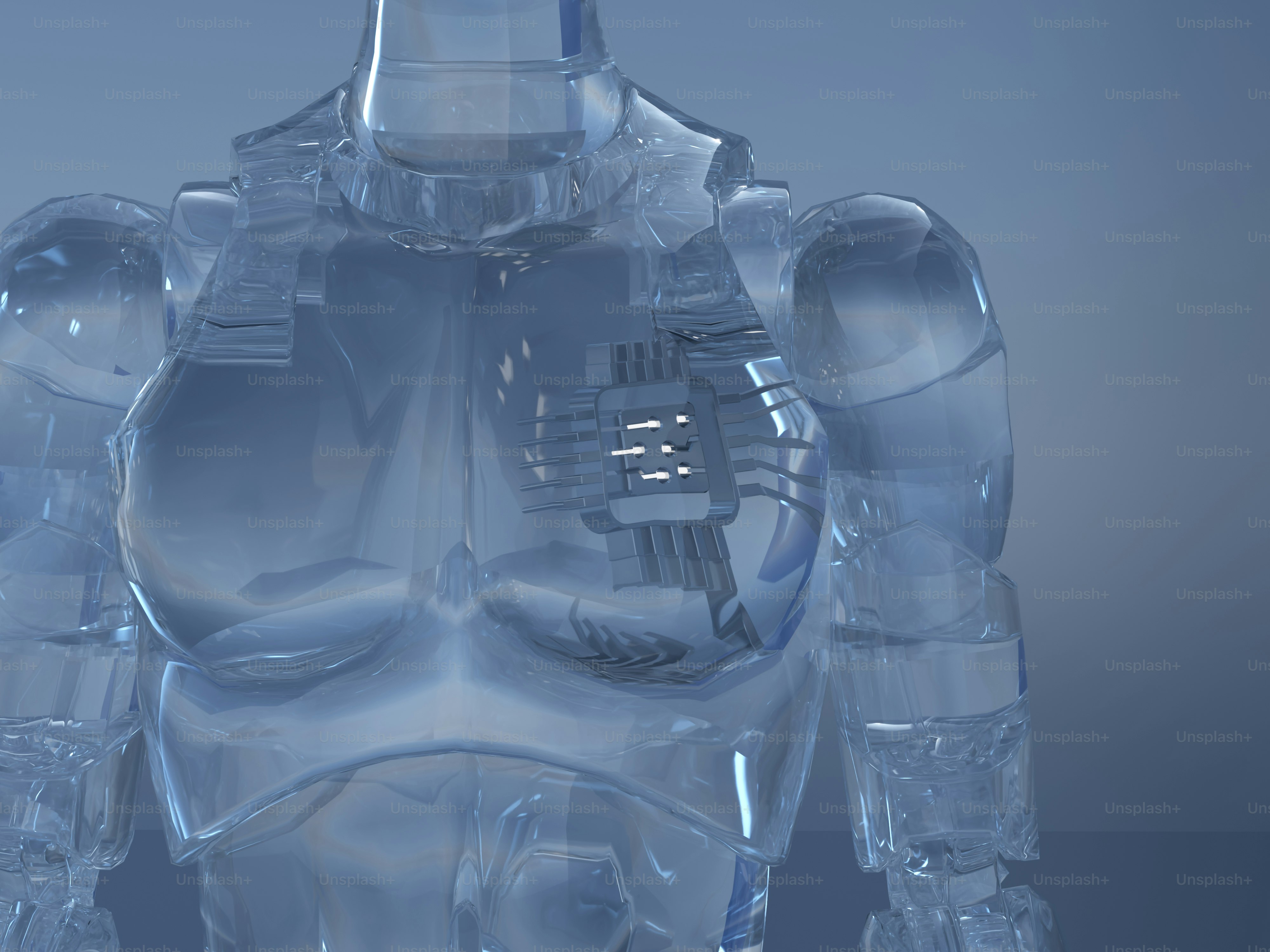 A robot made of plastic is shown in this image photo – Ai Image on Unsplash