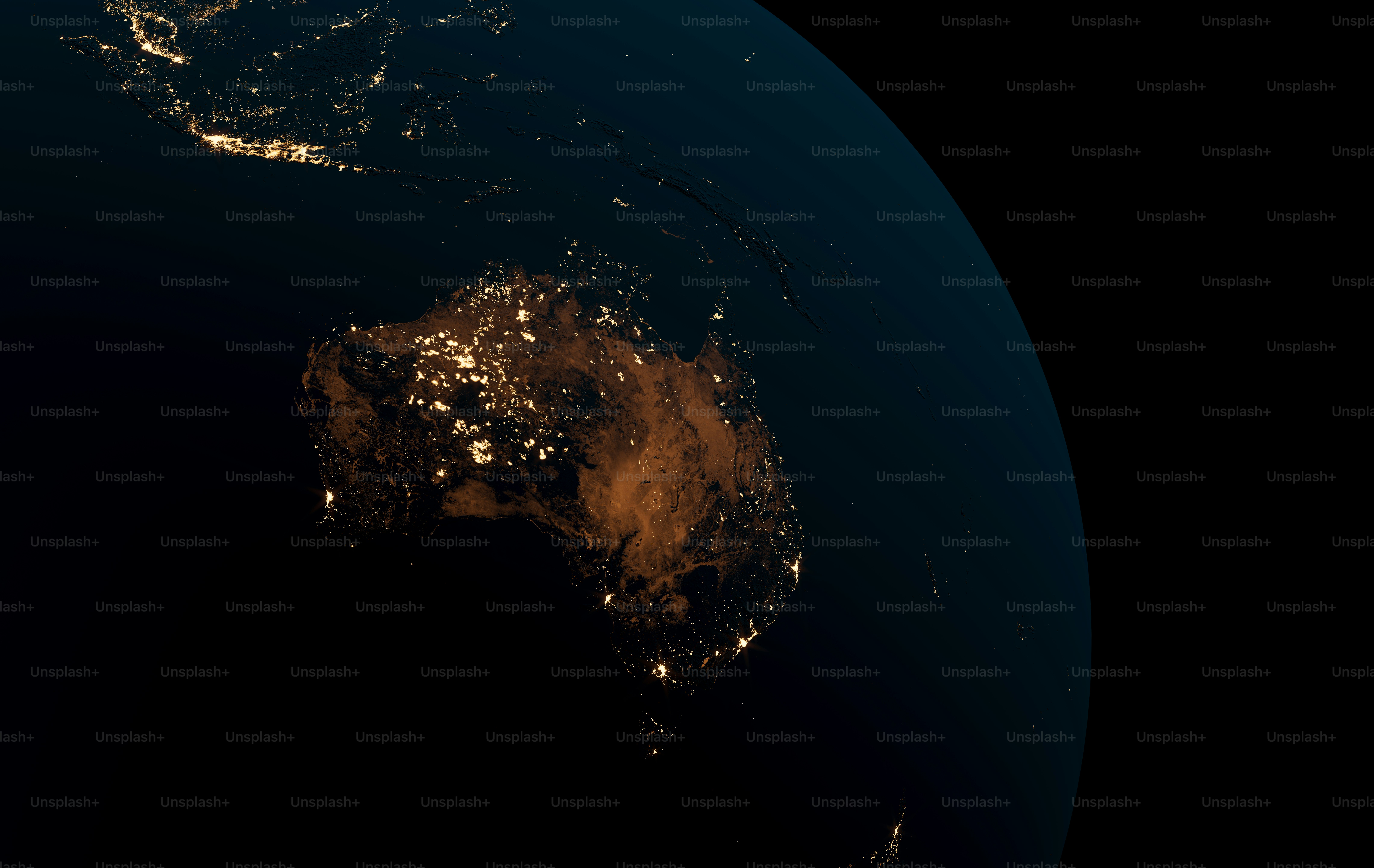 A view of the earth from space at night photo – Background Image on ...