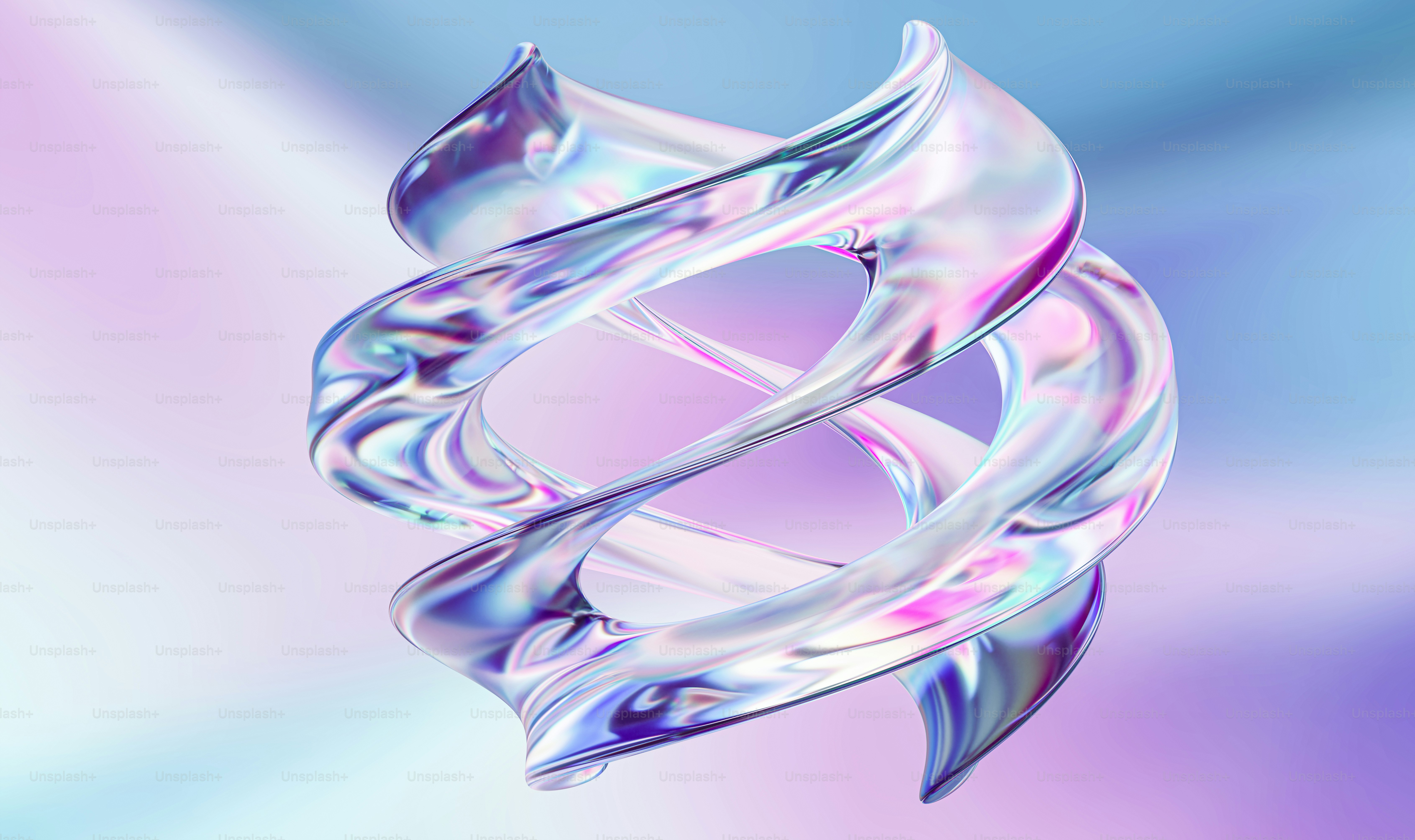 A computer generated image of a spiral like object photo – Render Image ...