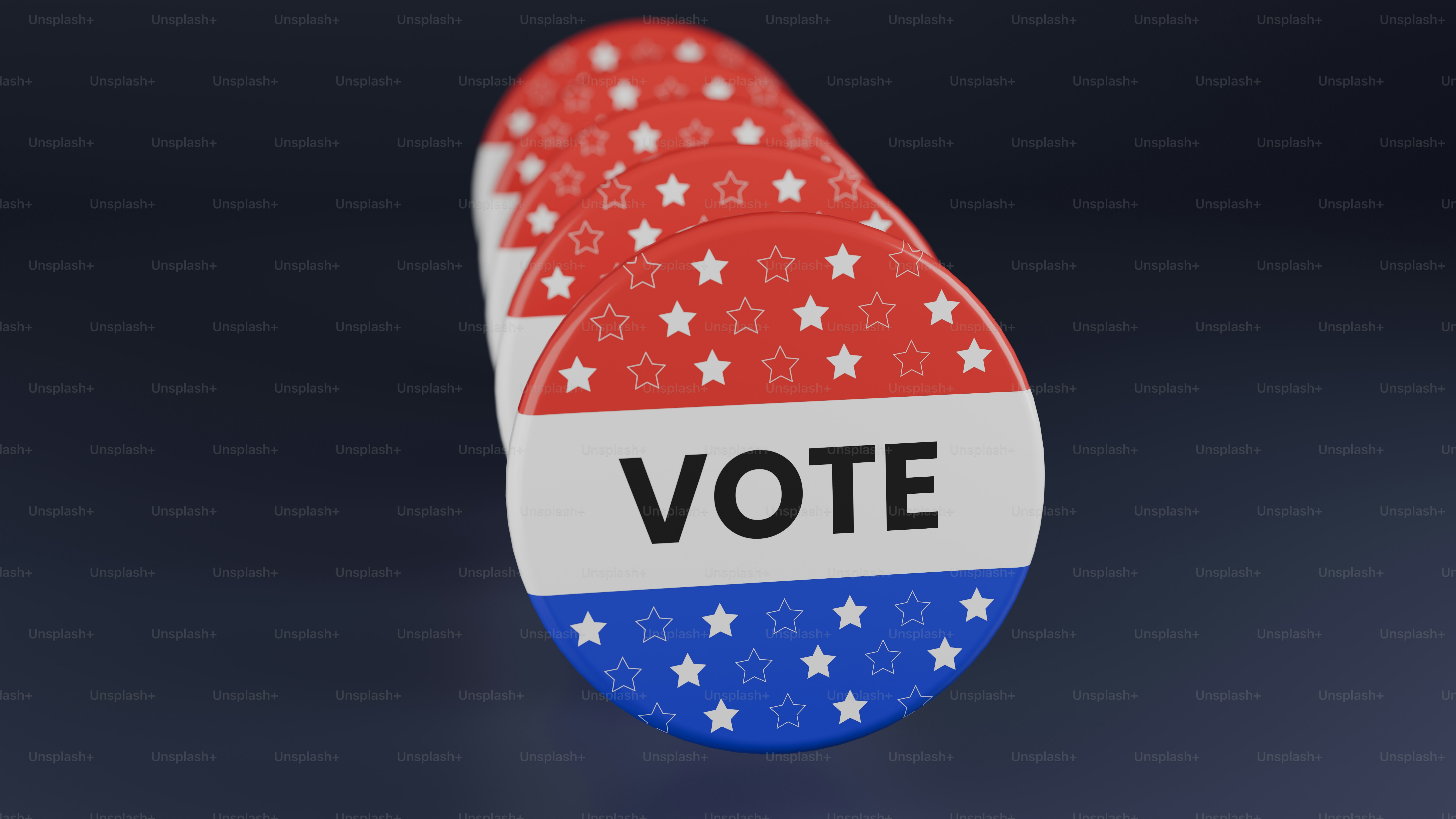 A pair of red, white and blue voting shoes photo – Government Image on ...