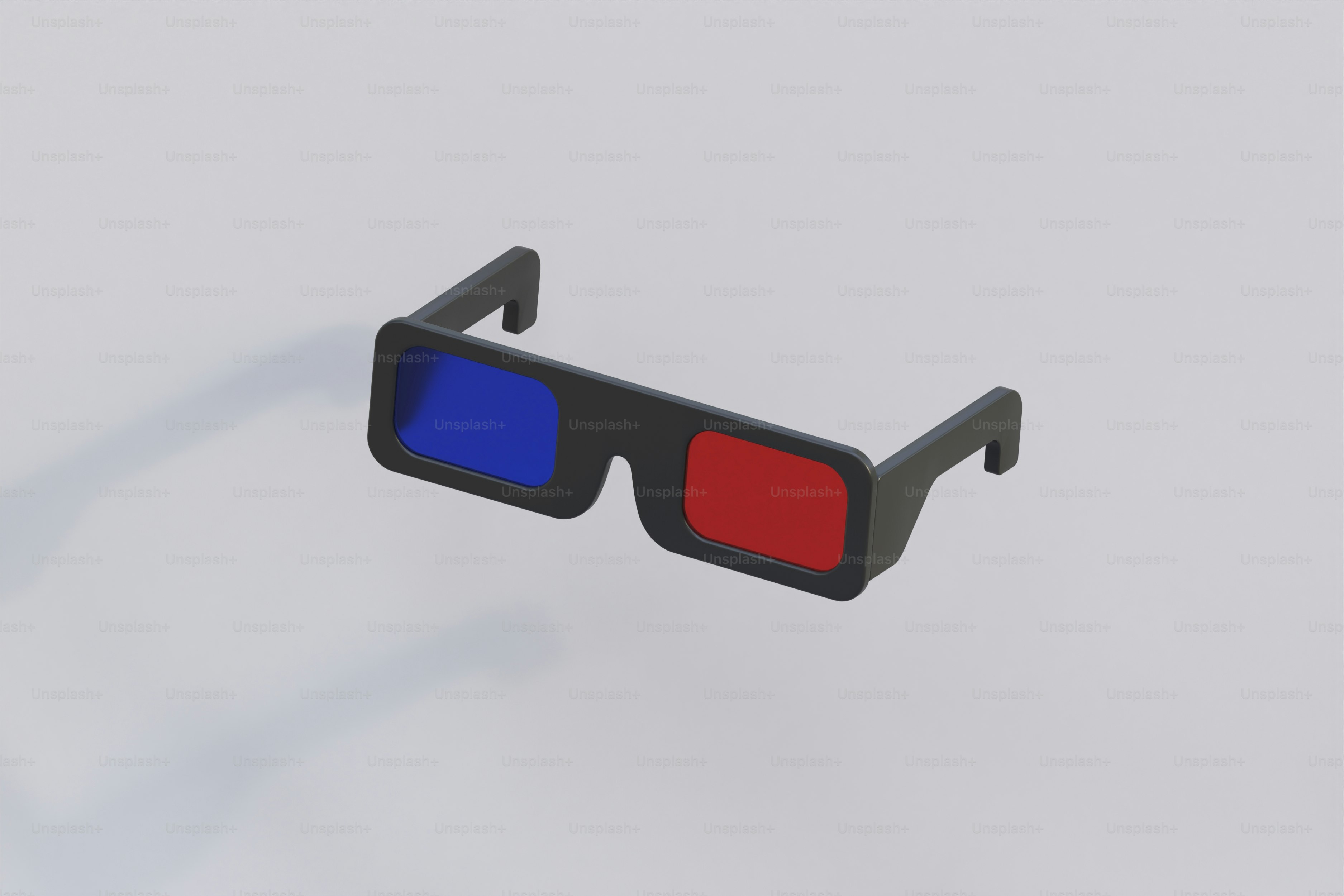 A pair of glasses with red and blue glasses photo – Entertainment Image ...