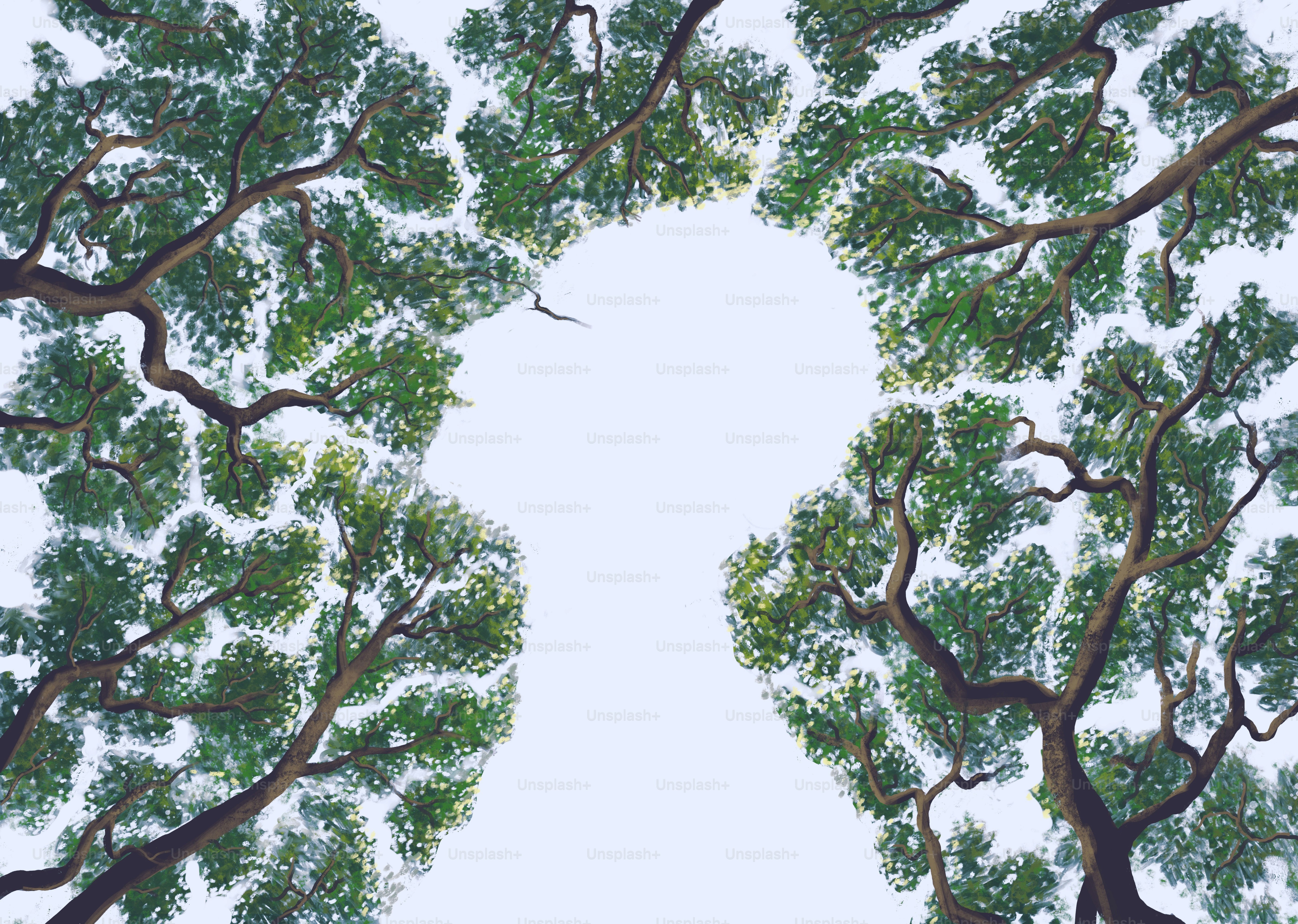 The tree of life. Concept idea art of brain thinking psychology and ...