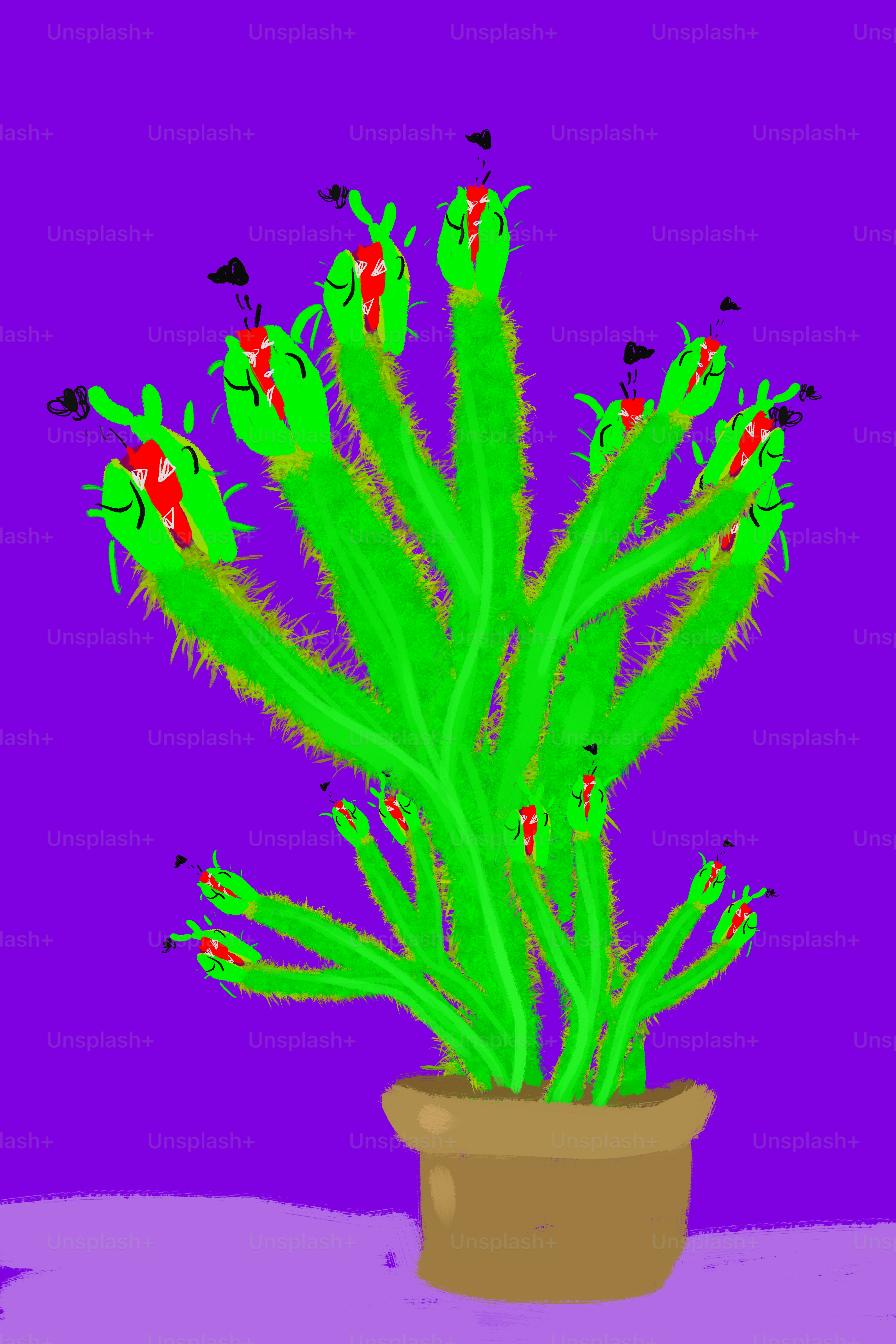 Children's drawing carnivorous plant photo – Plant Image on Unsplash