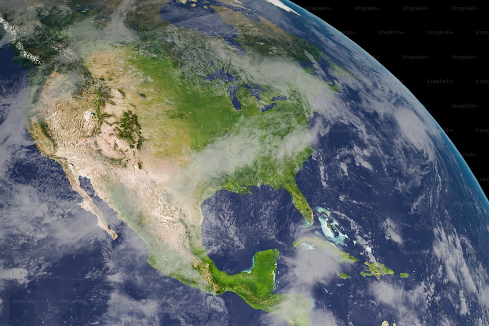 Foto Una imagen de la Tierra tomada desde el espacio – Mapa Imagen en ... Foto Una imagen de la Tierra tomada desde el espacio – Mapa Imagen en ...