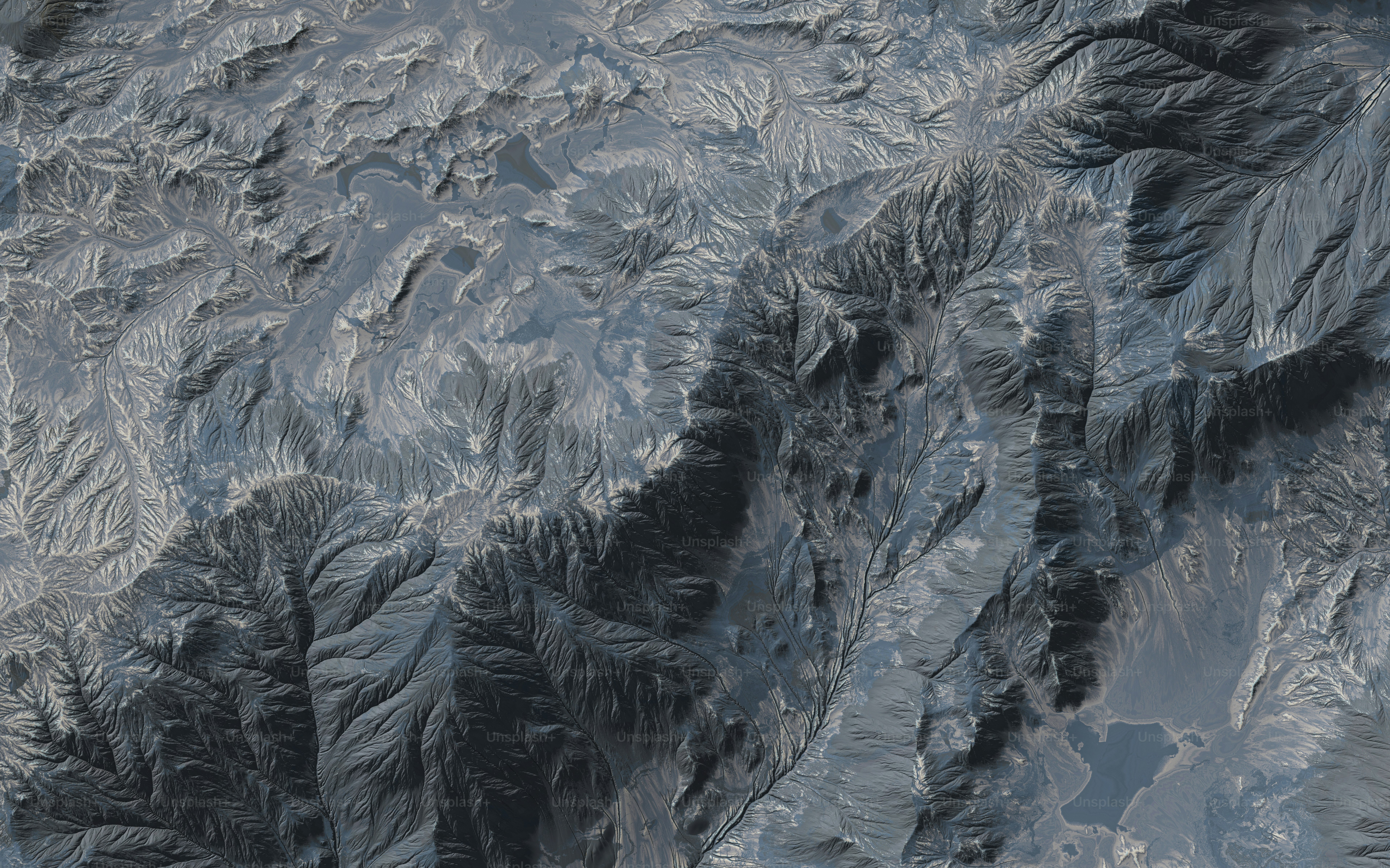 A satellite image of a mountain range photo – 3d maps Image on Unsplash