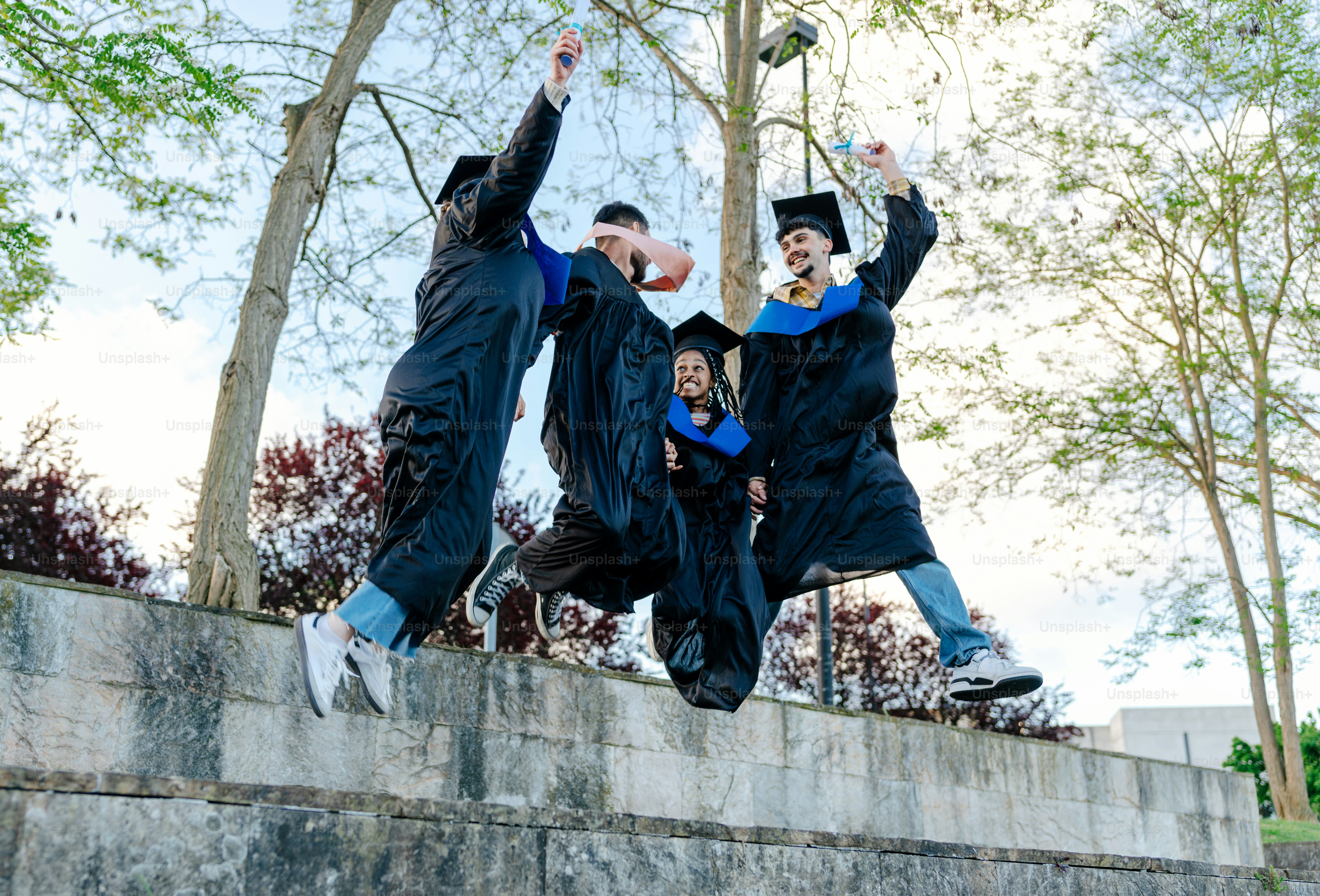 Cap throwing Image on Unsplash