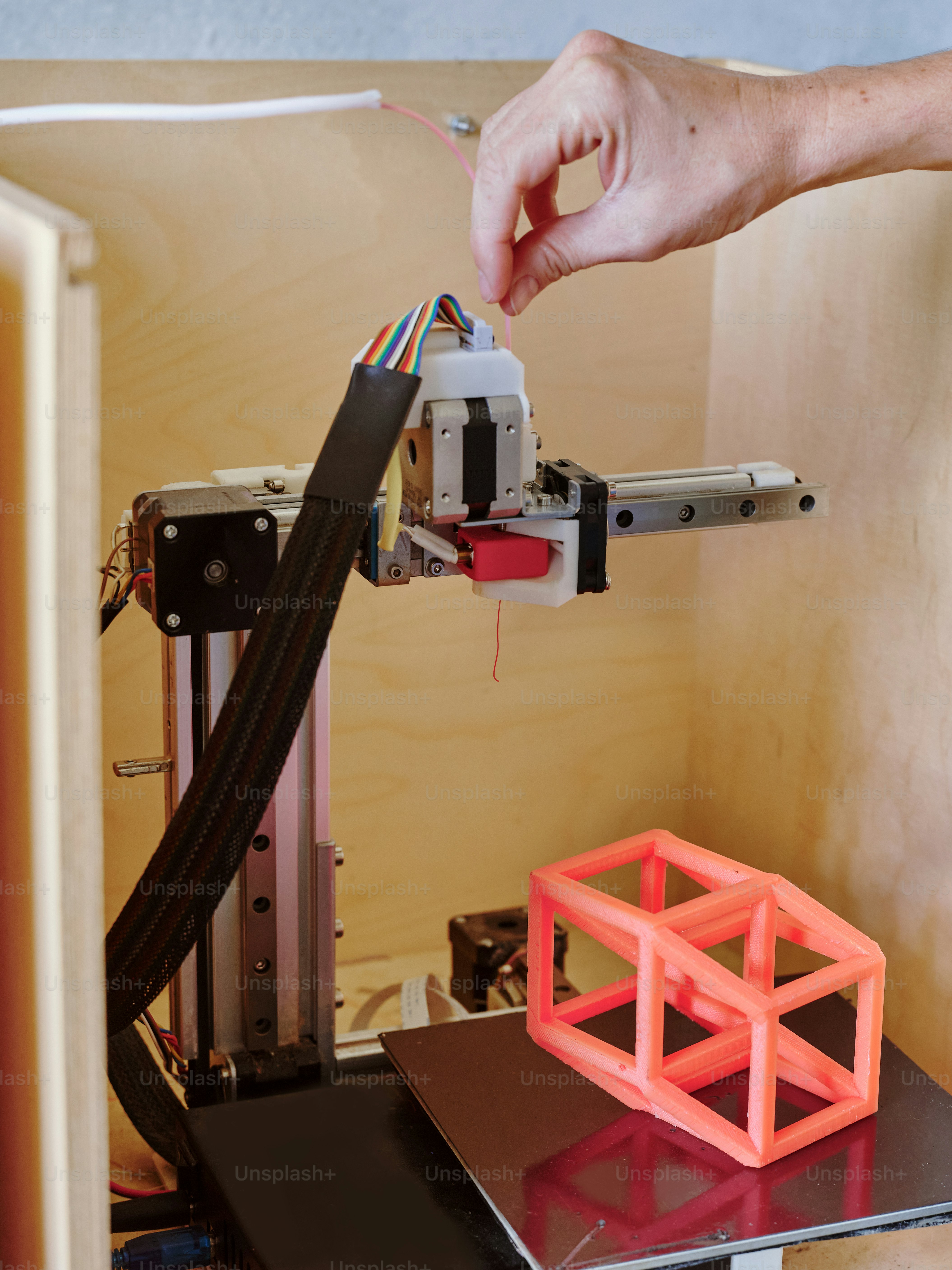 A person is working on a 3d printer photo – 3d artist Image on Unsplash