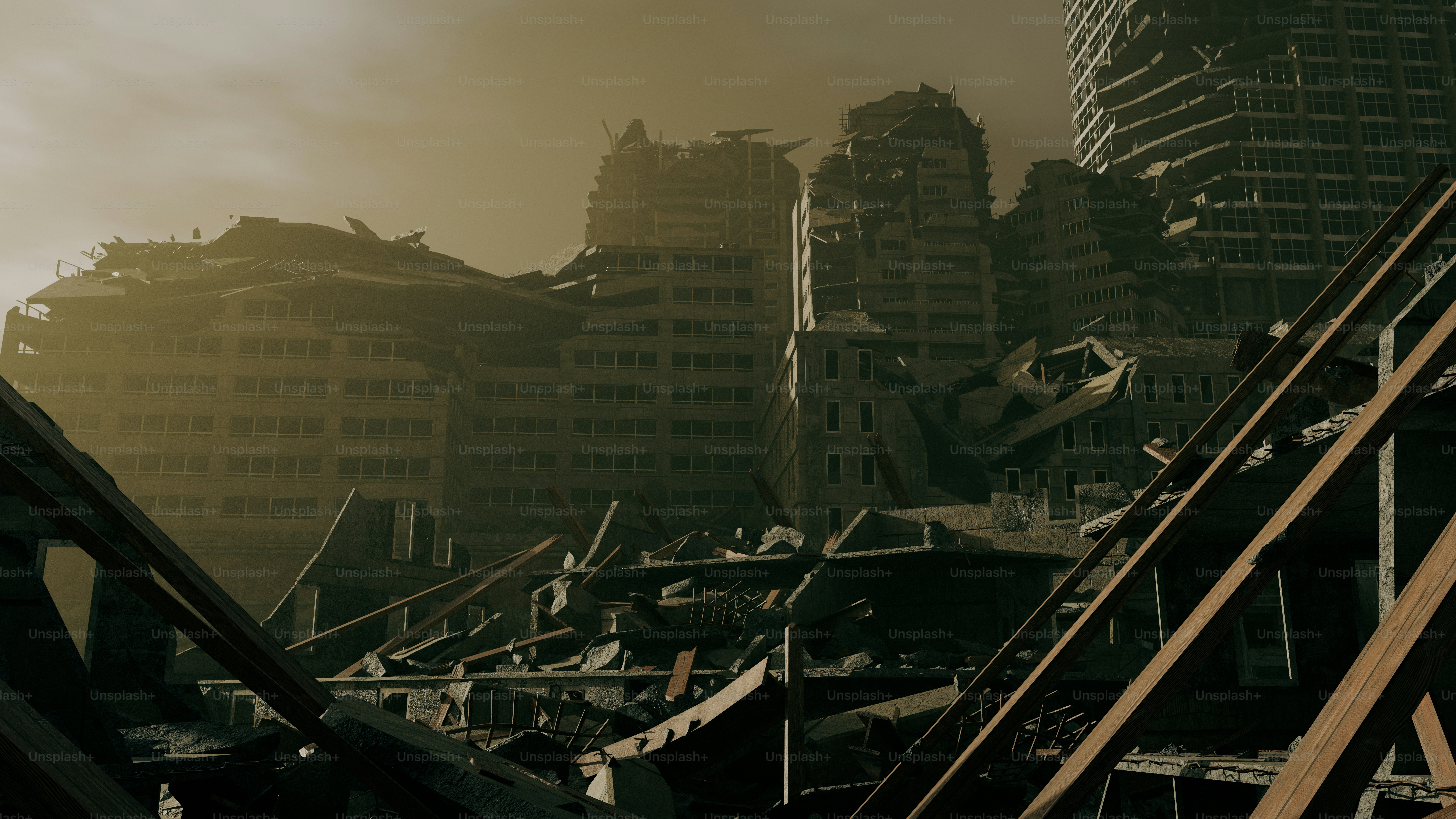 A very large city with a lot of tall buildings photo – Apocalyptic ...