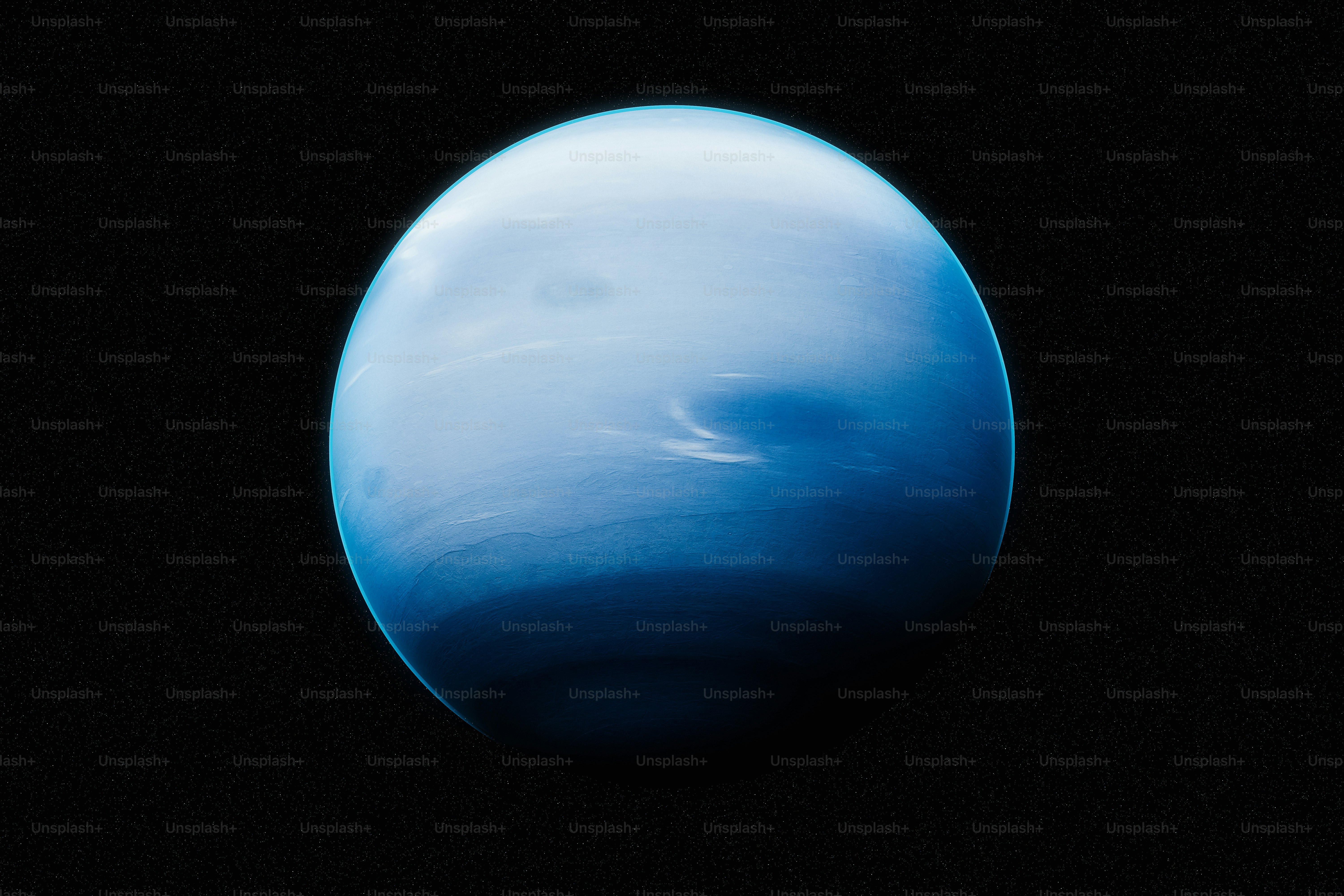 A very large blue object in the dark sky photo – Neptune Image on Unsplash