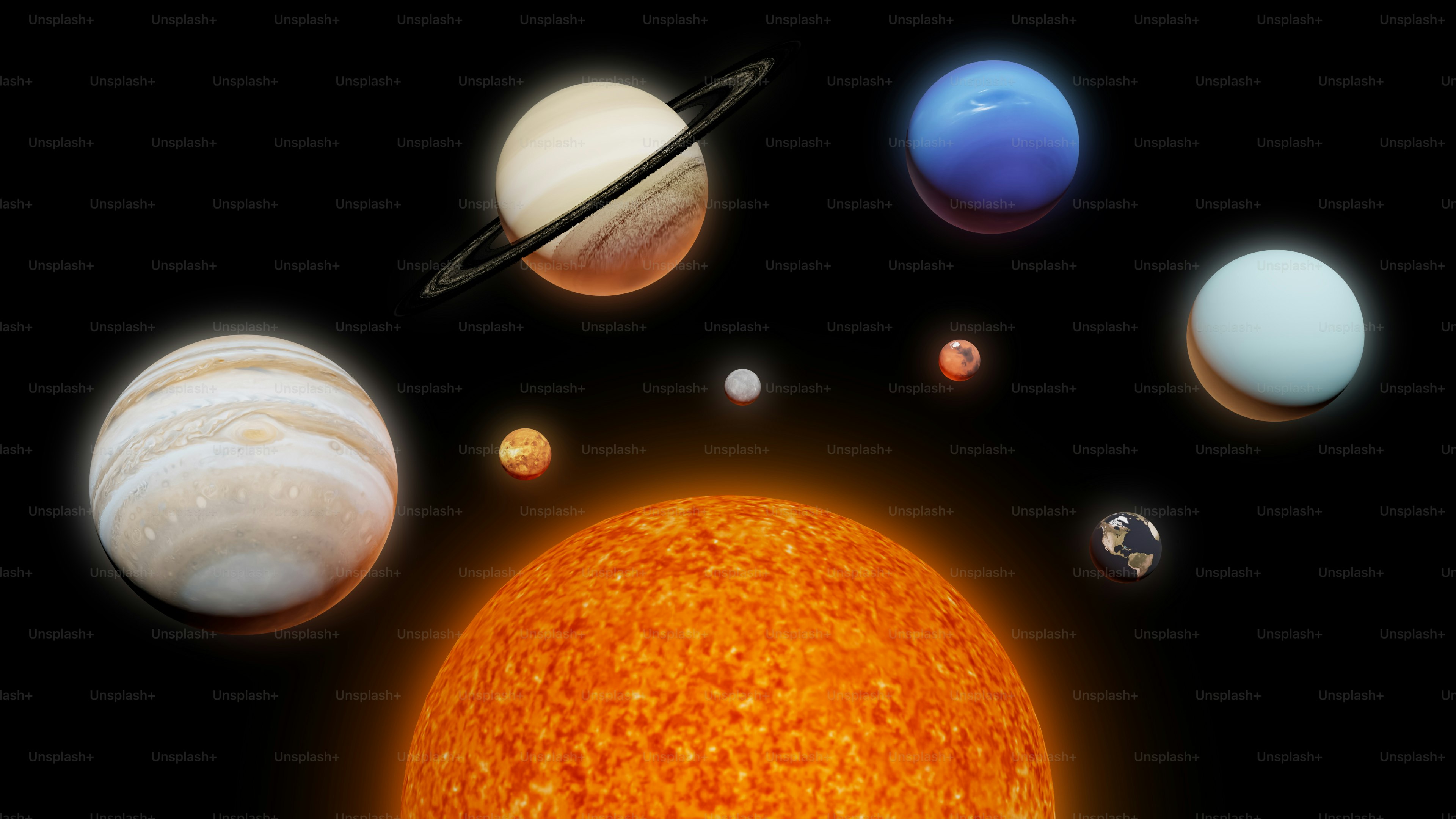 A solar system with all the planets in it photo – Earth Image on Unsplash