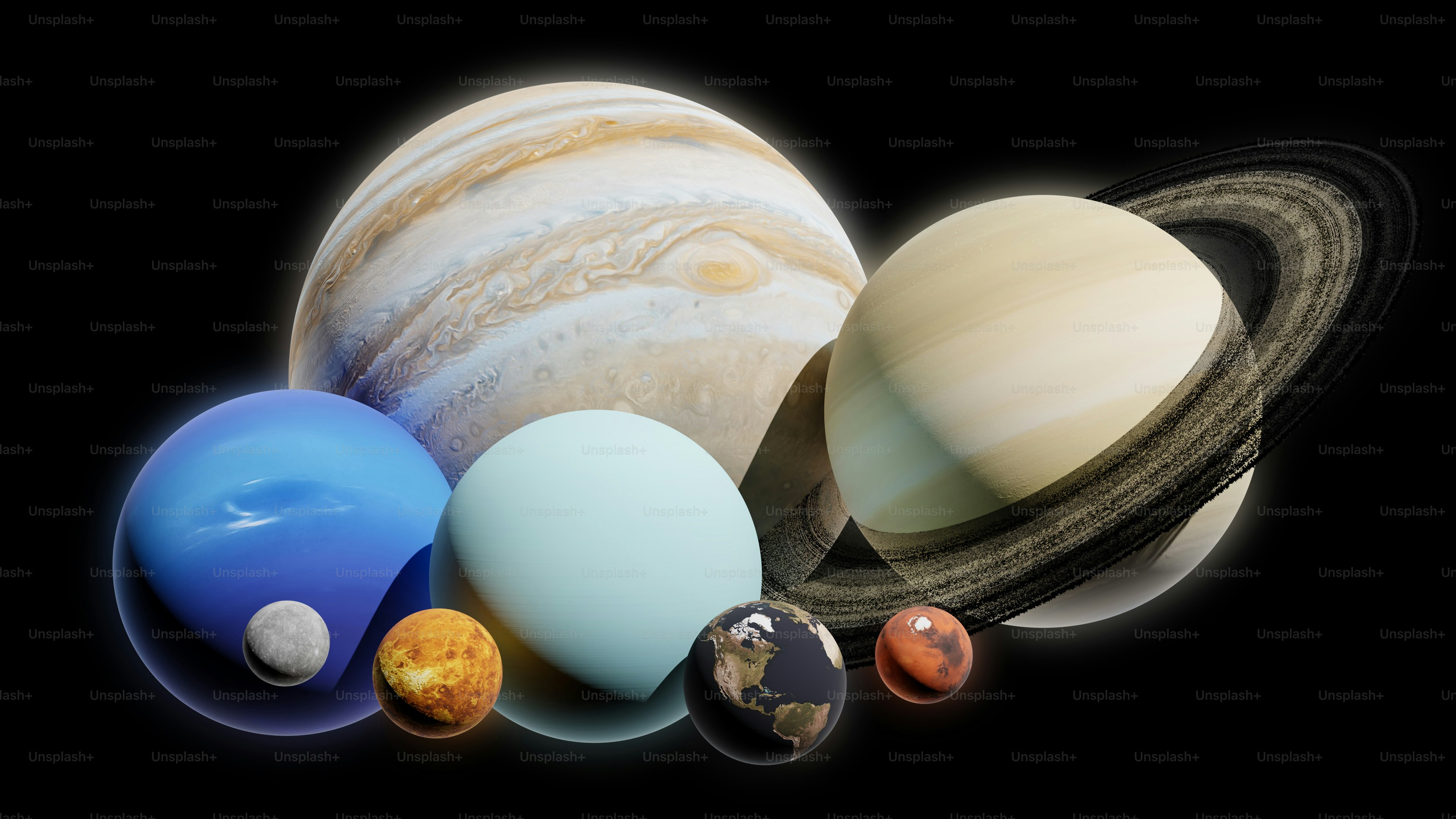 A solar system with all the planets in it photo – Saturn Image on Unsplash