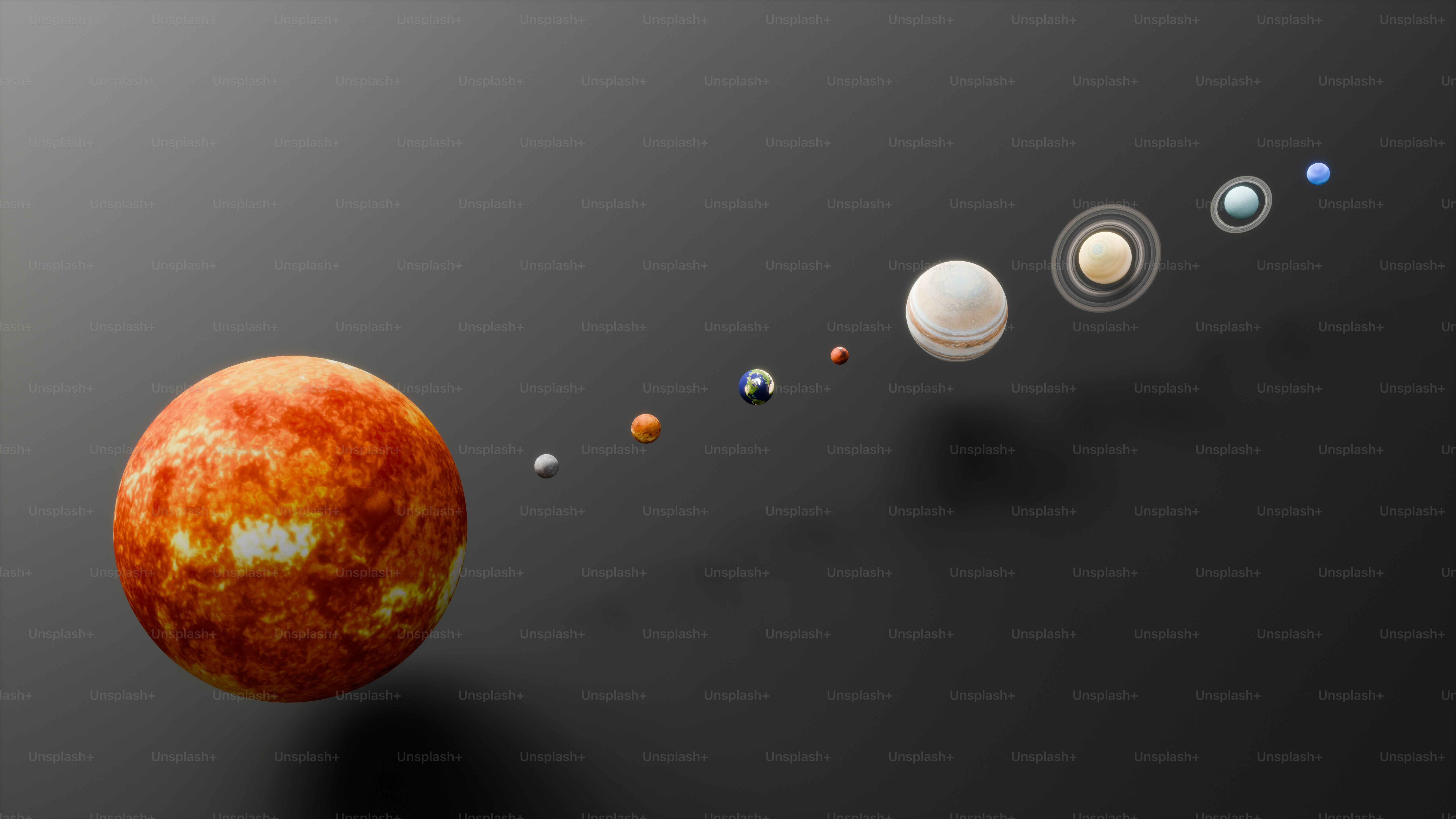 An image of a solar system with all the planets photo – Solar system ...