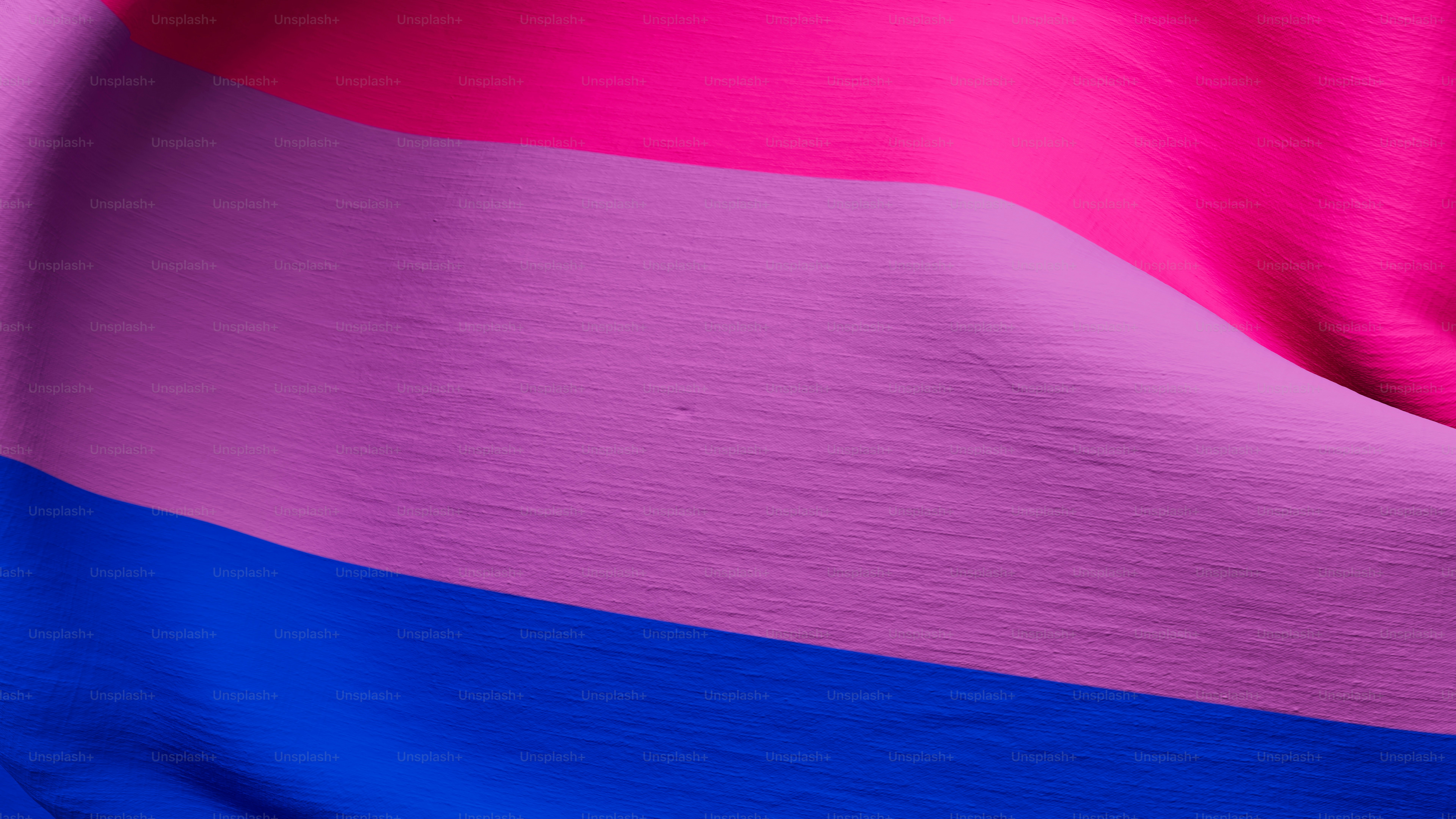 A close up of a pink and blue striped fabric photo – Bisexual pride ...