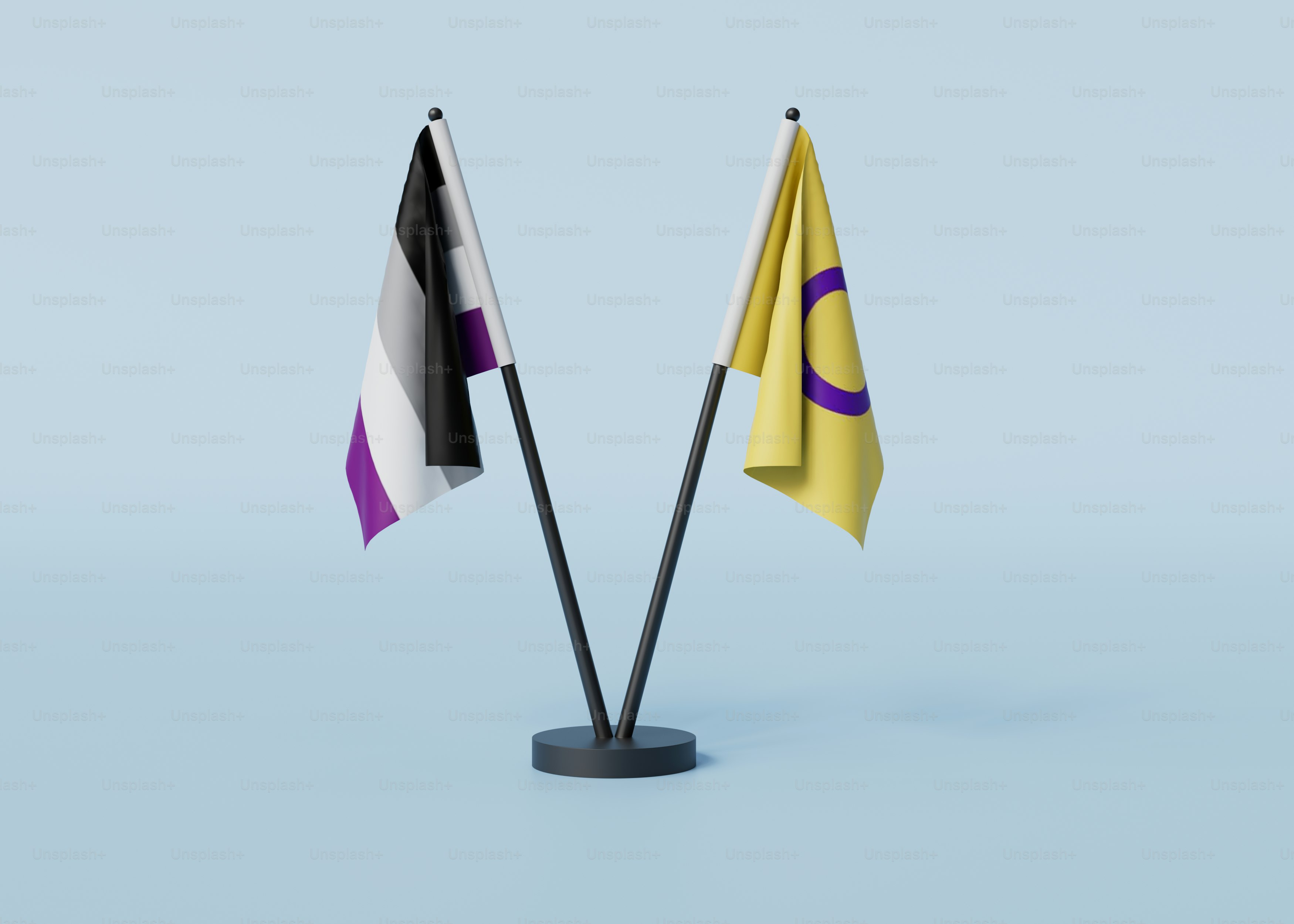 A couple of flags that are on a stand photo – Flag Image on Unsplash