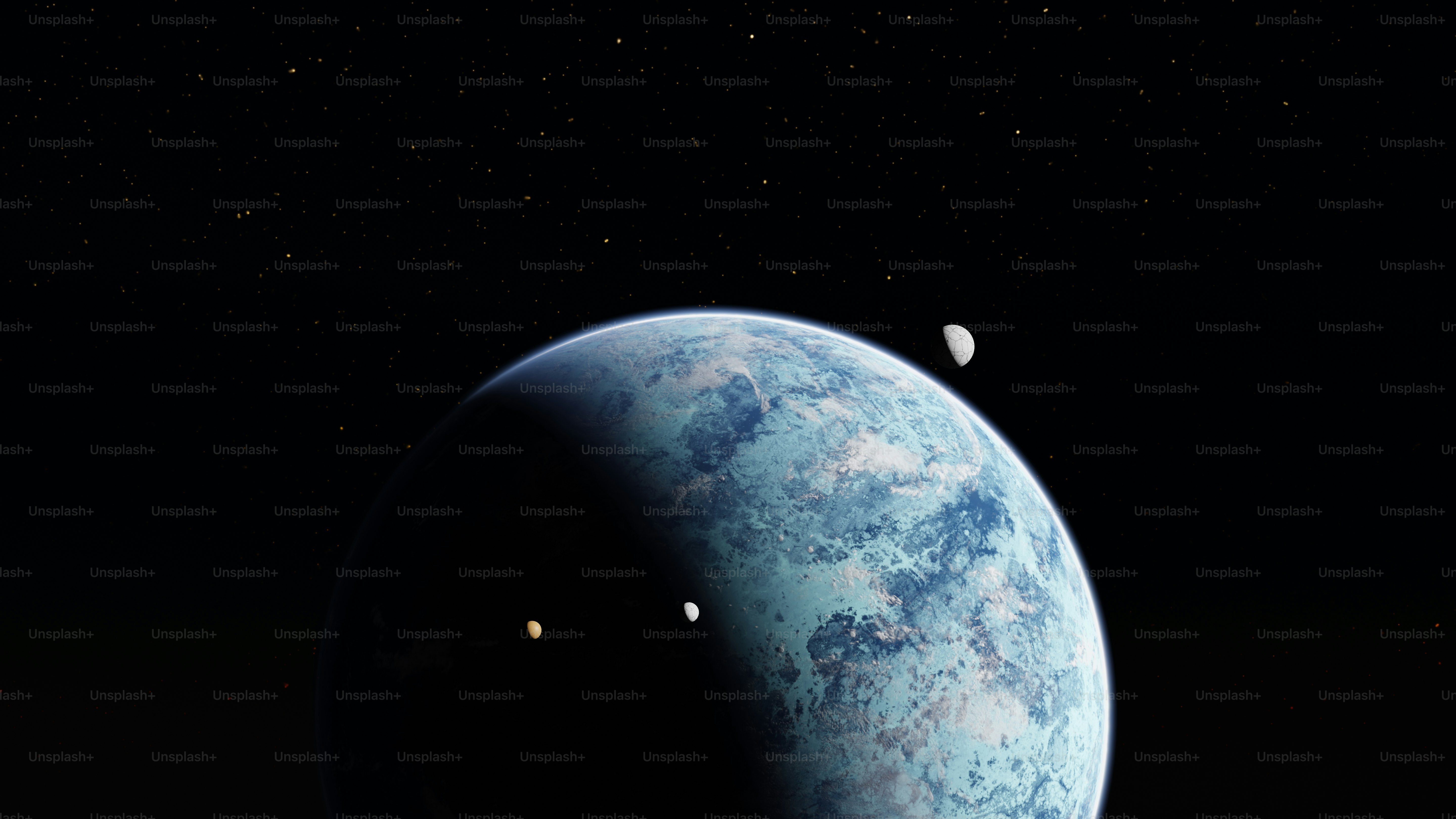 An artist's rendering of the planets in the solar system photo – Icy ...