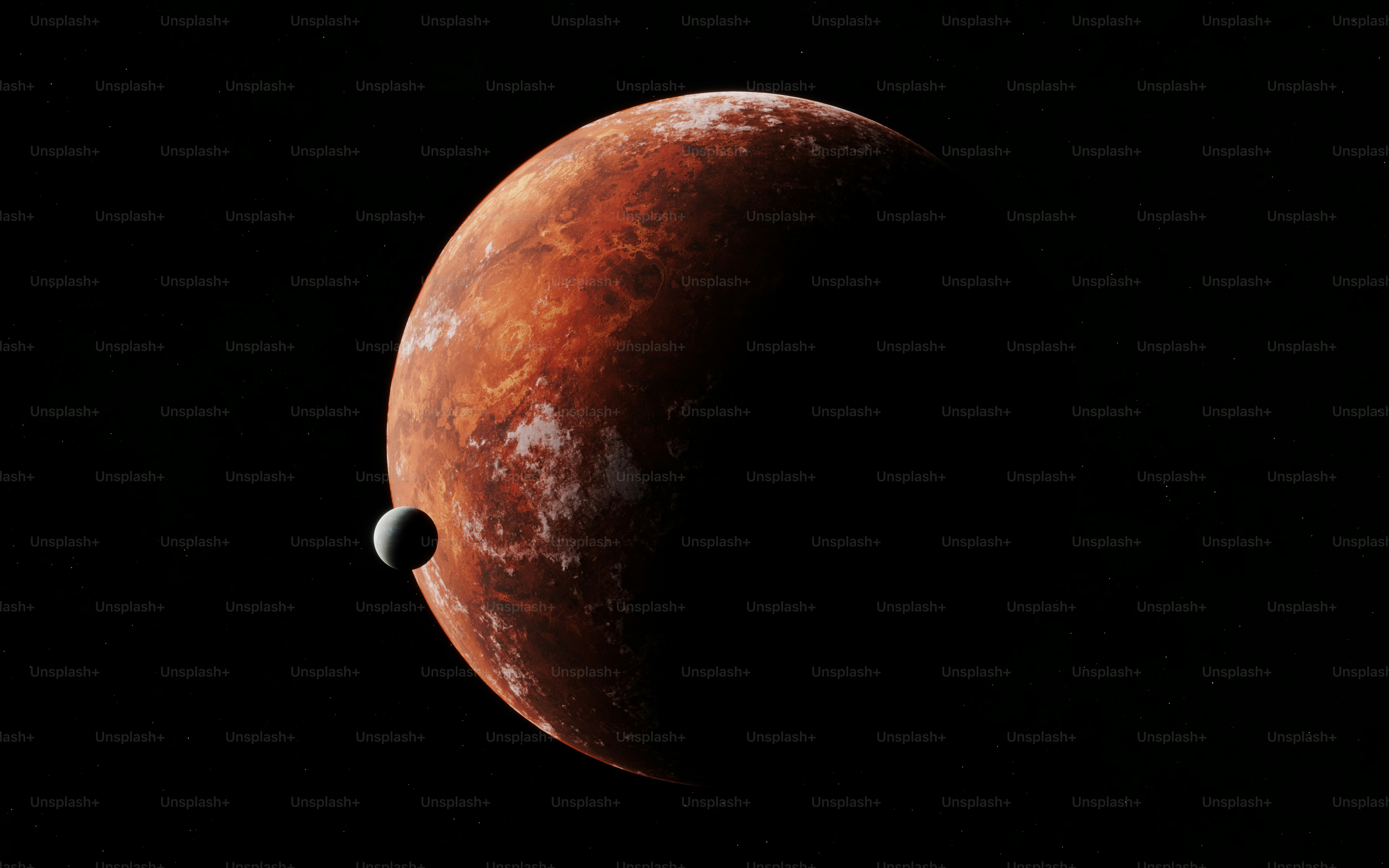 An artist's rendering of a planet in space photo – Pluto Image on Unsplash