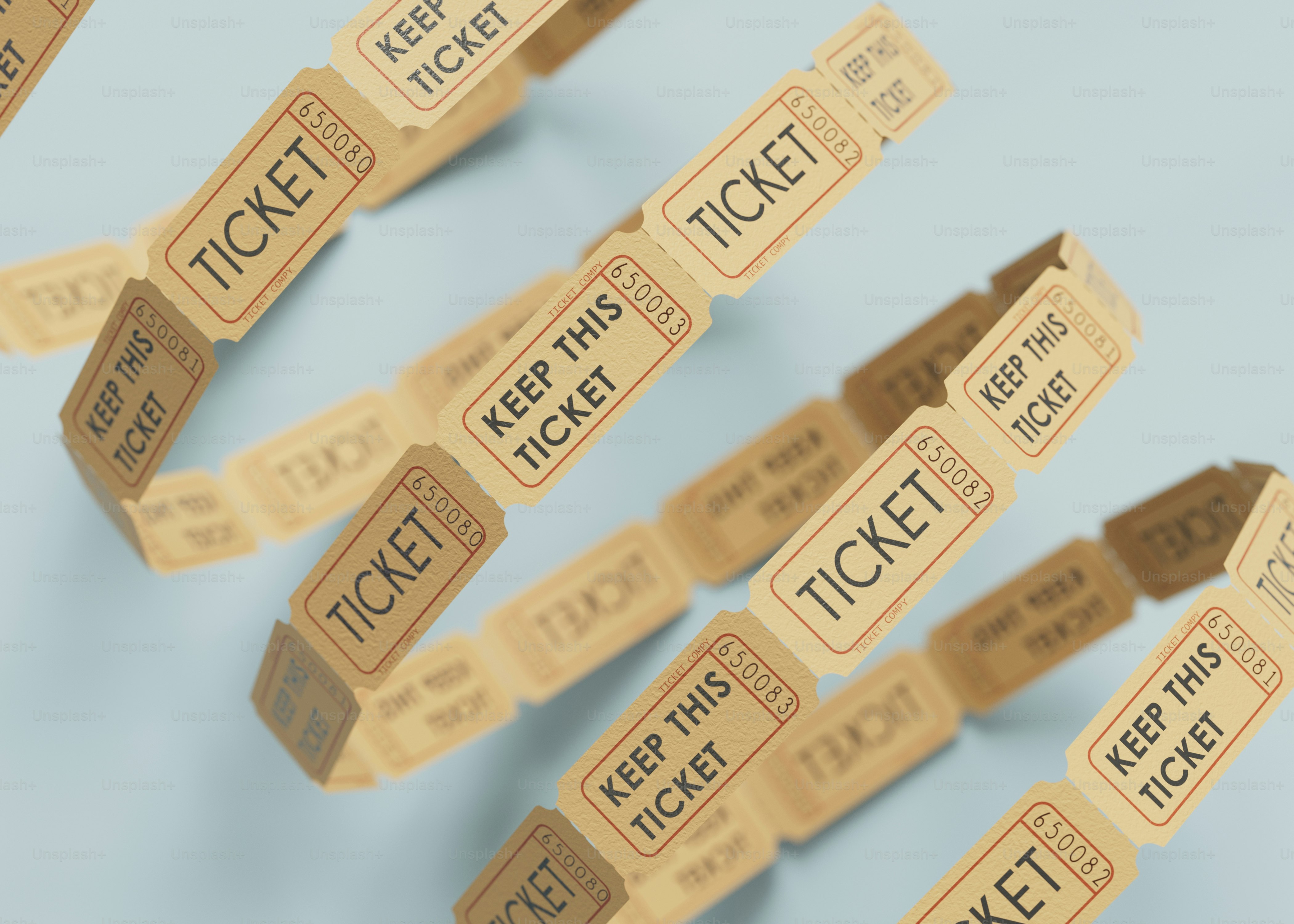 A close up of a pile of tickets photo – Prize draw Image on Unsplash