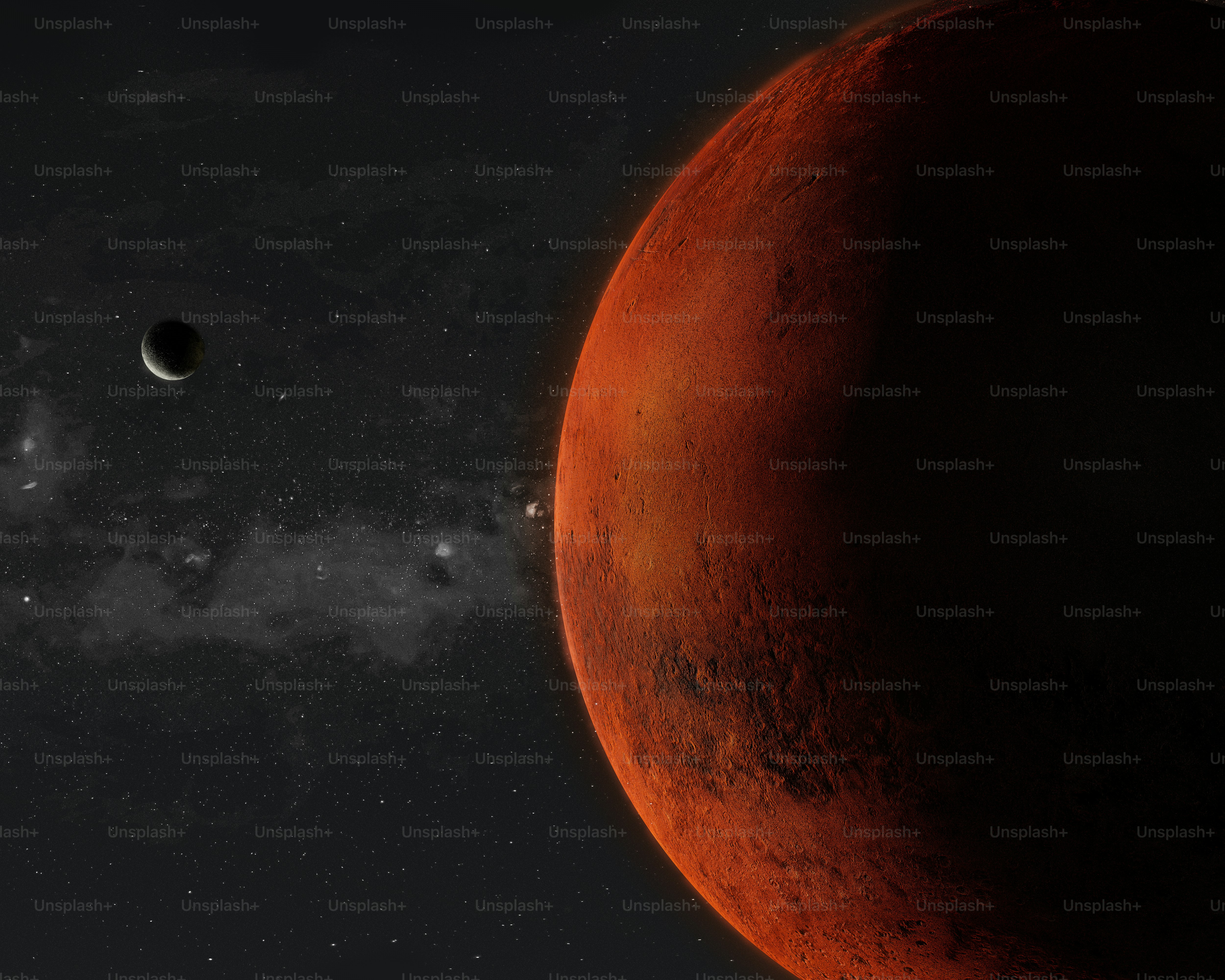 An artist's impression of a distant star and a distant object photo ...