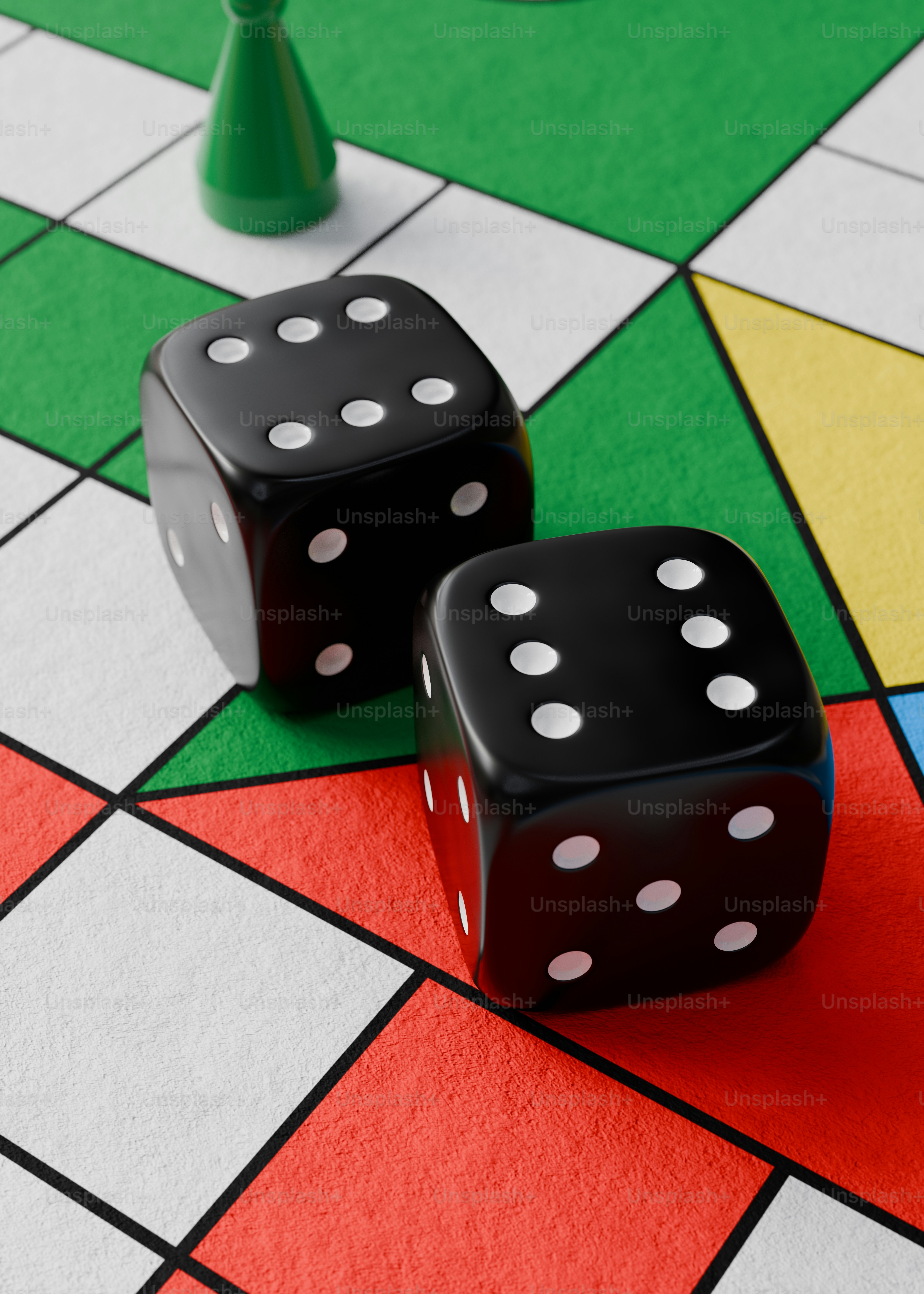A close up of a board game with dices photo – Dice Image on Unsplash