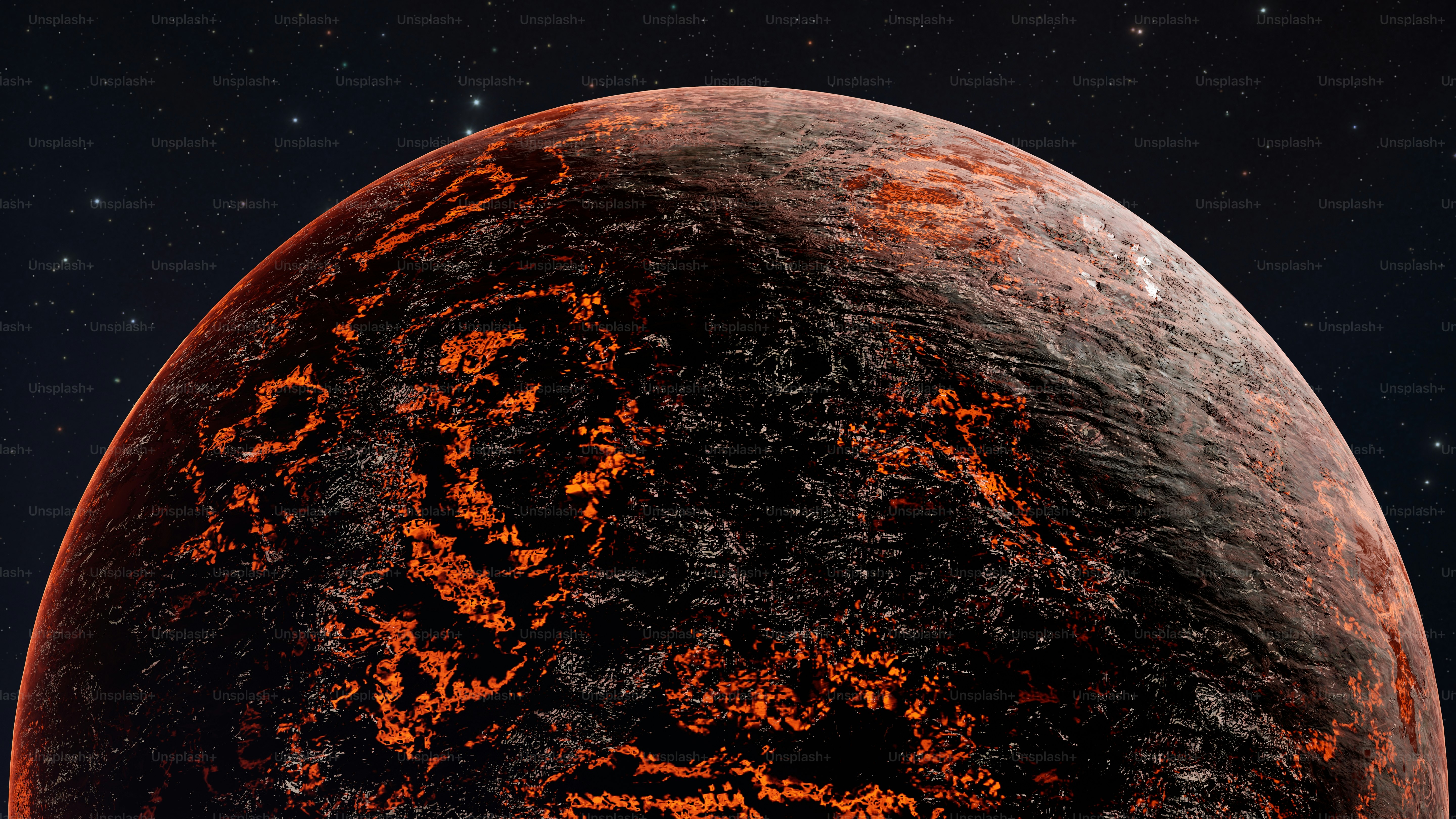 An artist's rendering of a ringed planet in space photo – Blue Image on ...