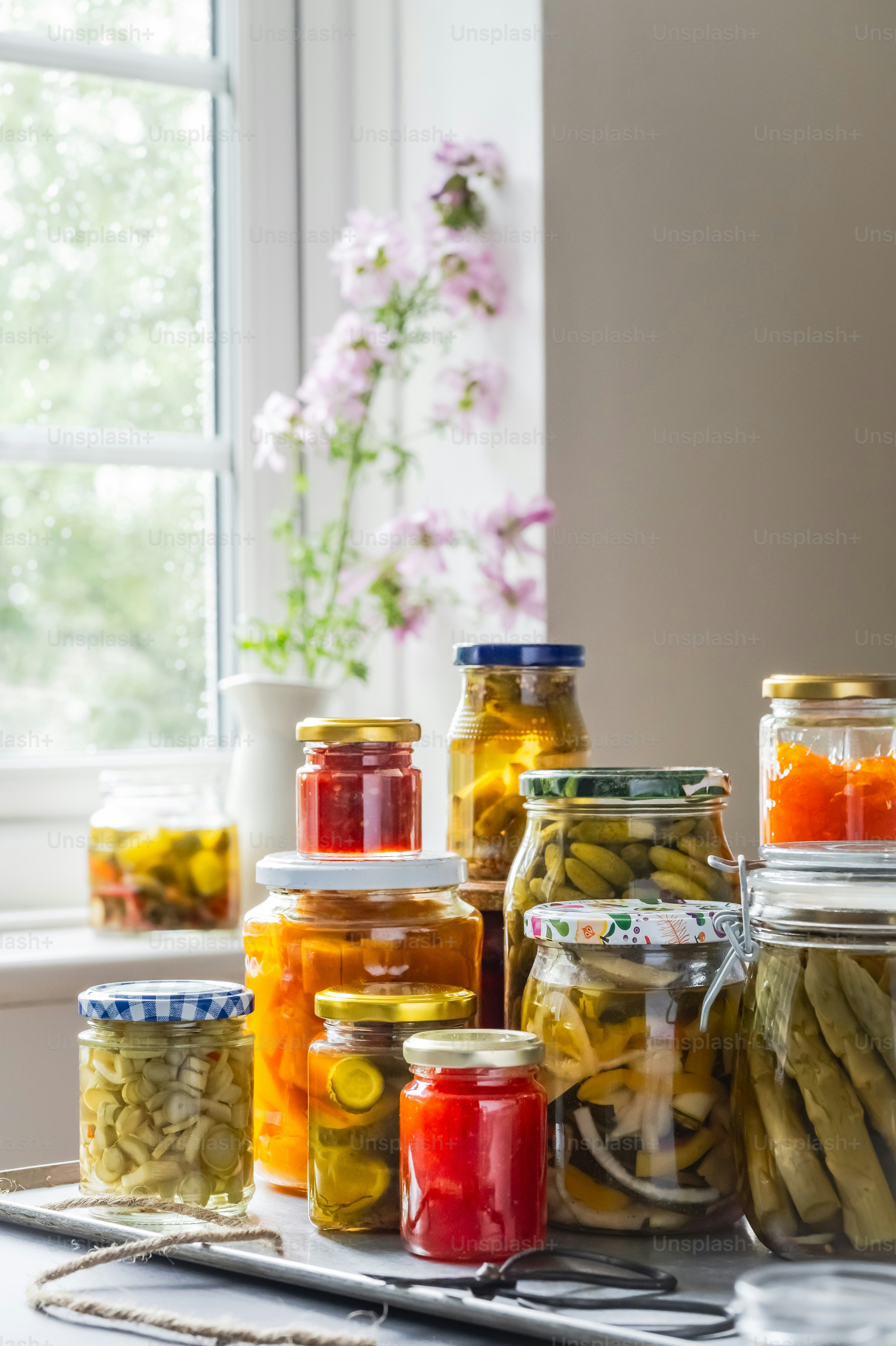 A variety of pickles and pickles in jars photo – Ferments Image on Unsplash