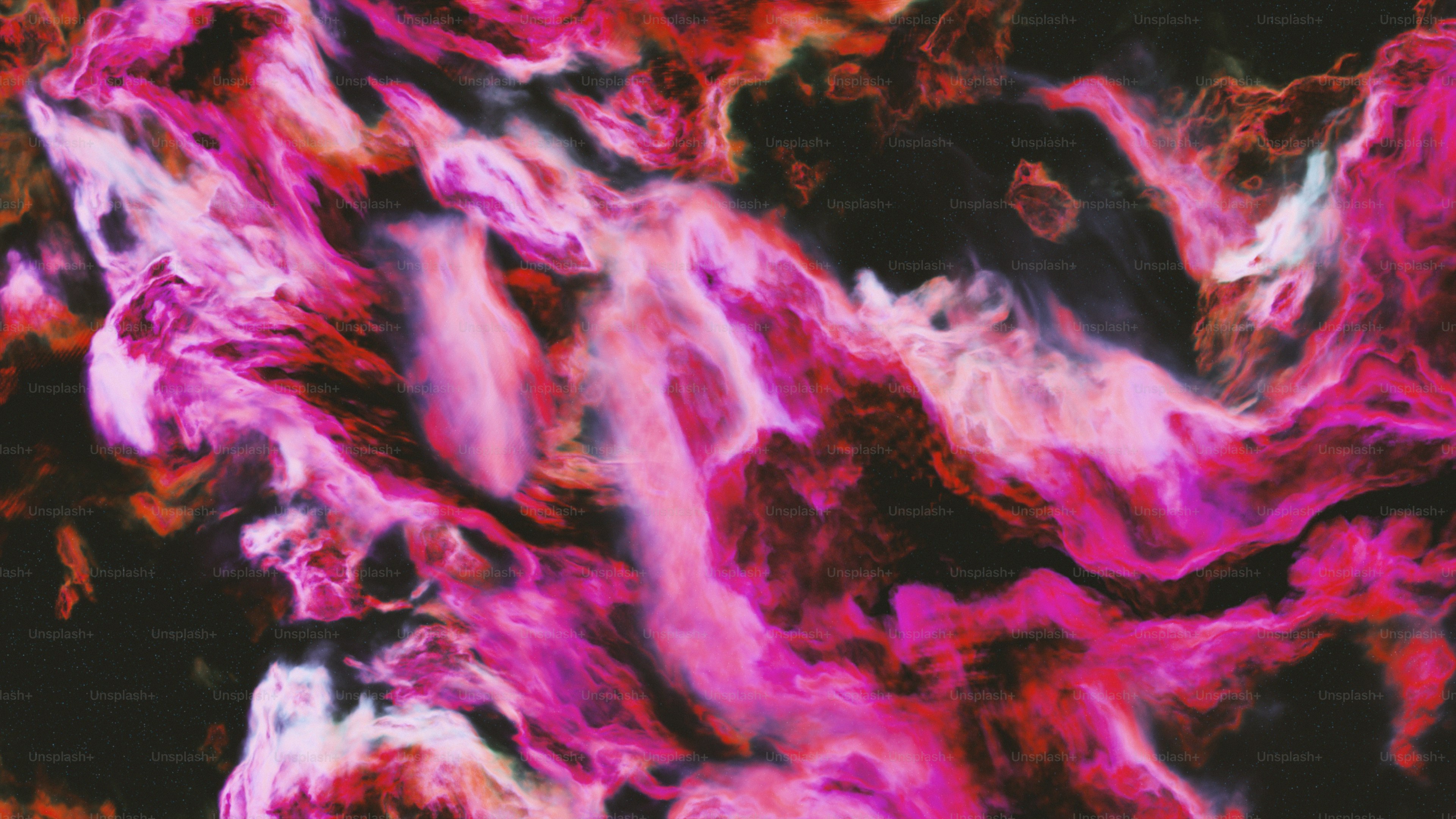 An abstract painting of pink and purple colors photo – Deep space Image ...