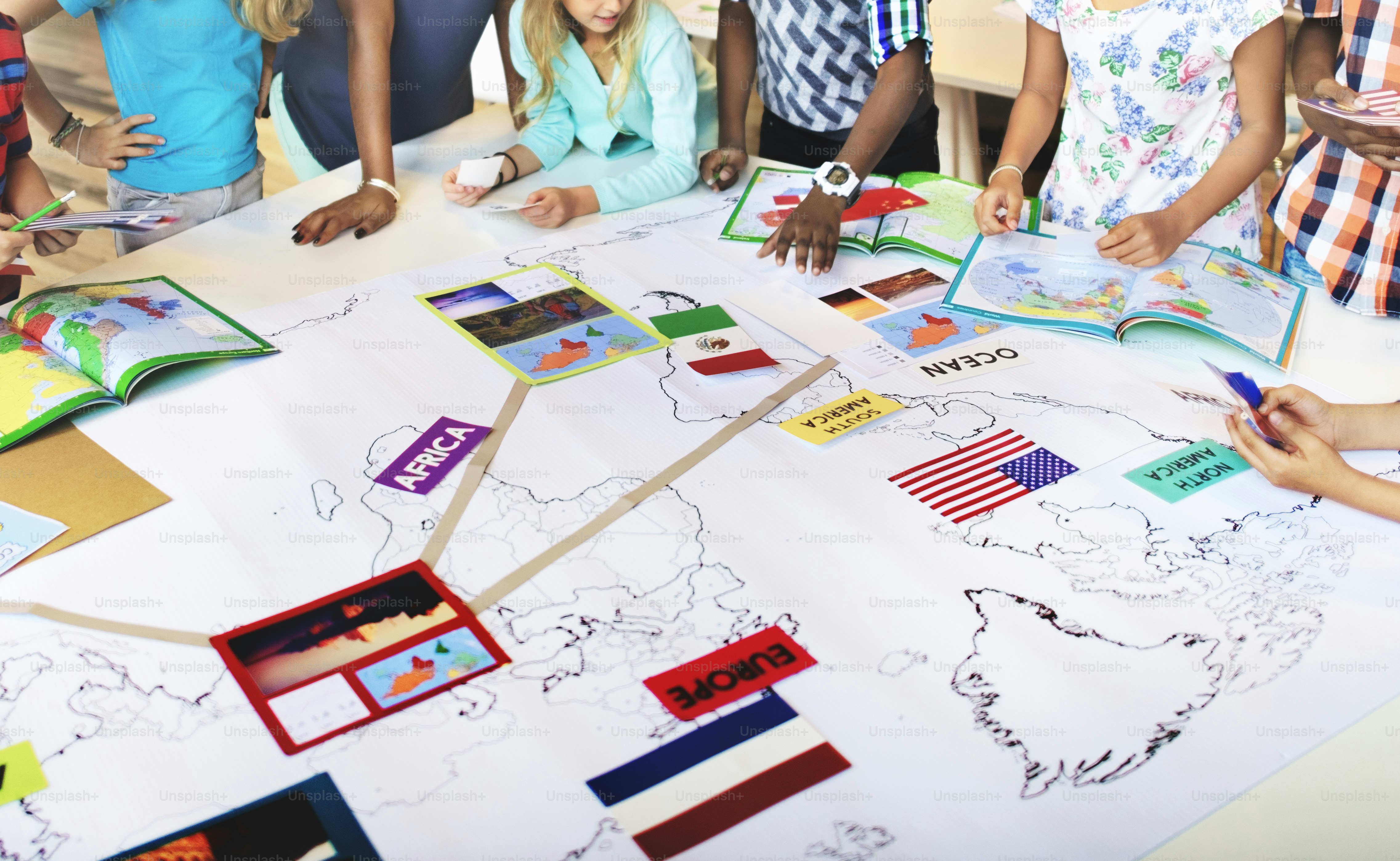 Geography Worldwide Explorer Continent Country Concept photo ...