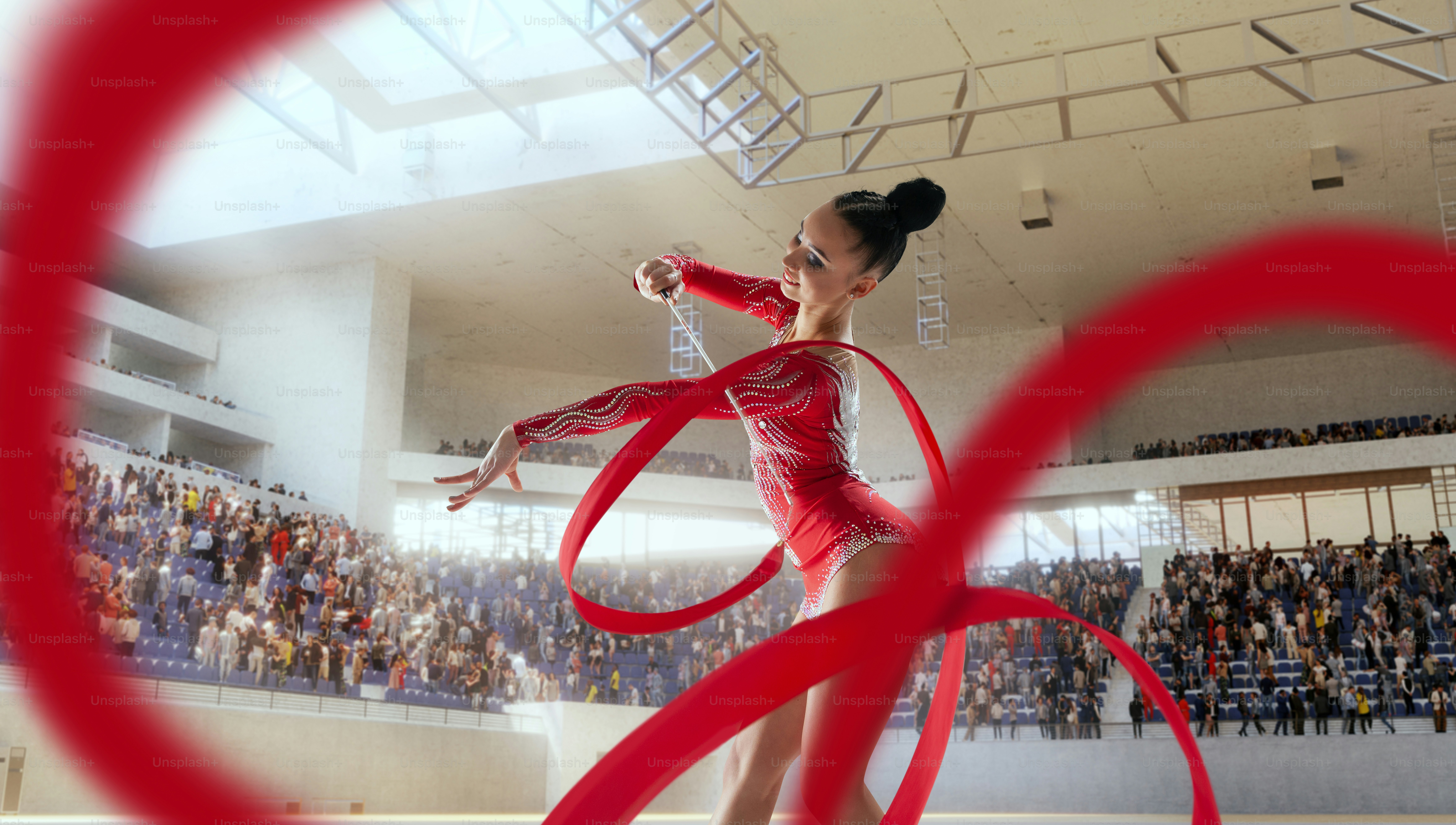 Rhythmic gymnastics photo – People Image on Unsplash