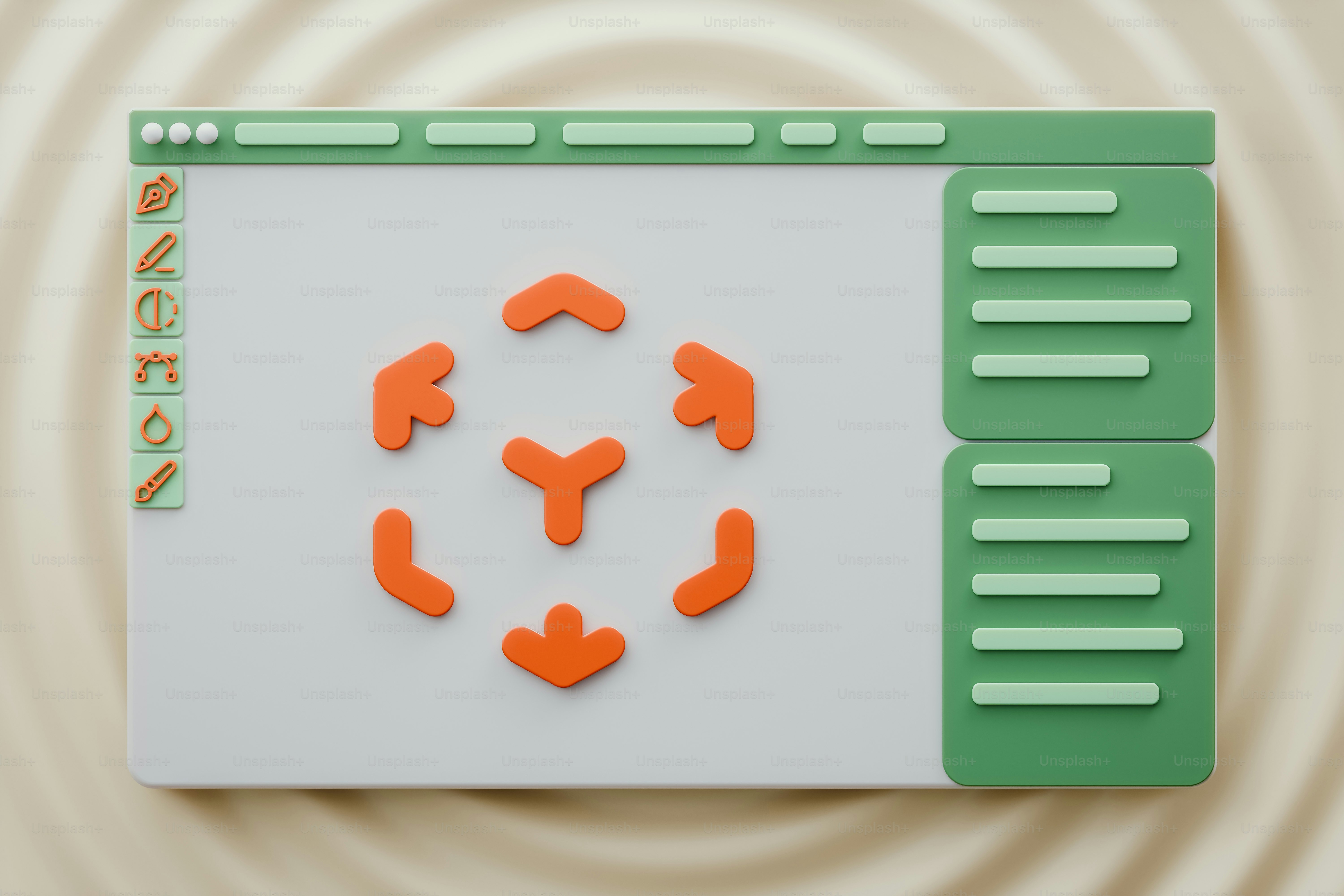 A close up of a cell phone with arrows on it photo – 3d Image on Unsplash