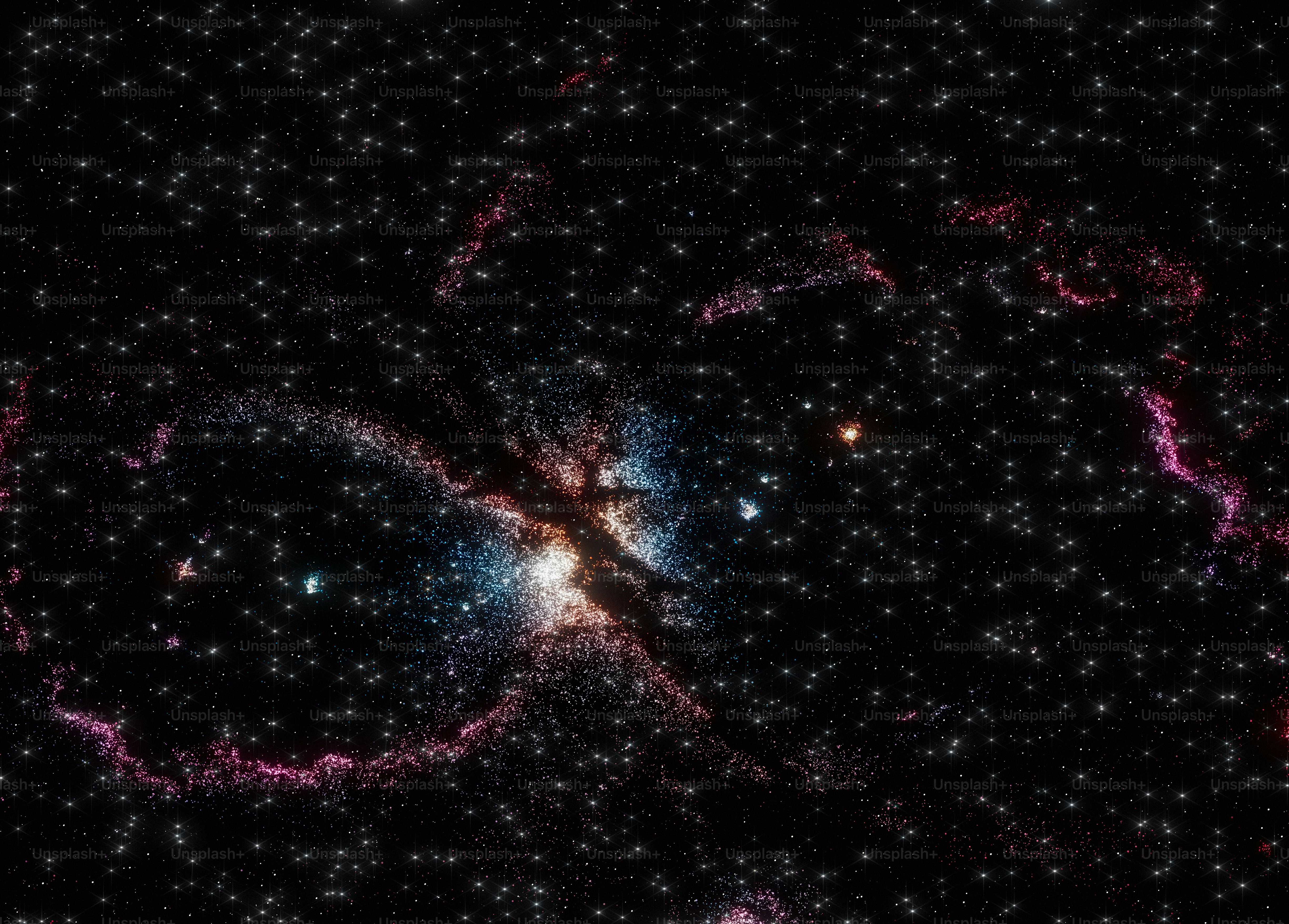 An image of a large blue object in the sky photo – 3d render Image on ...