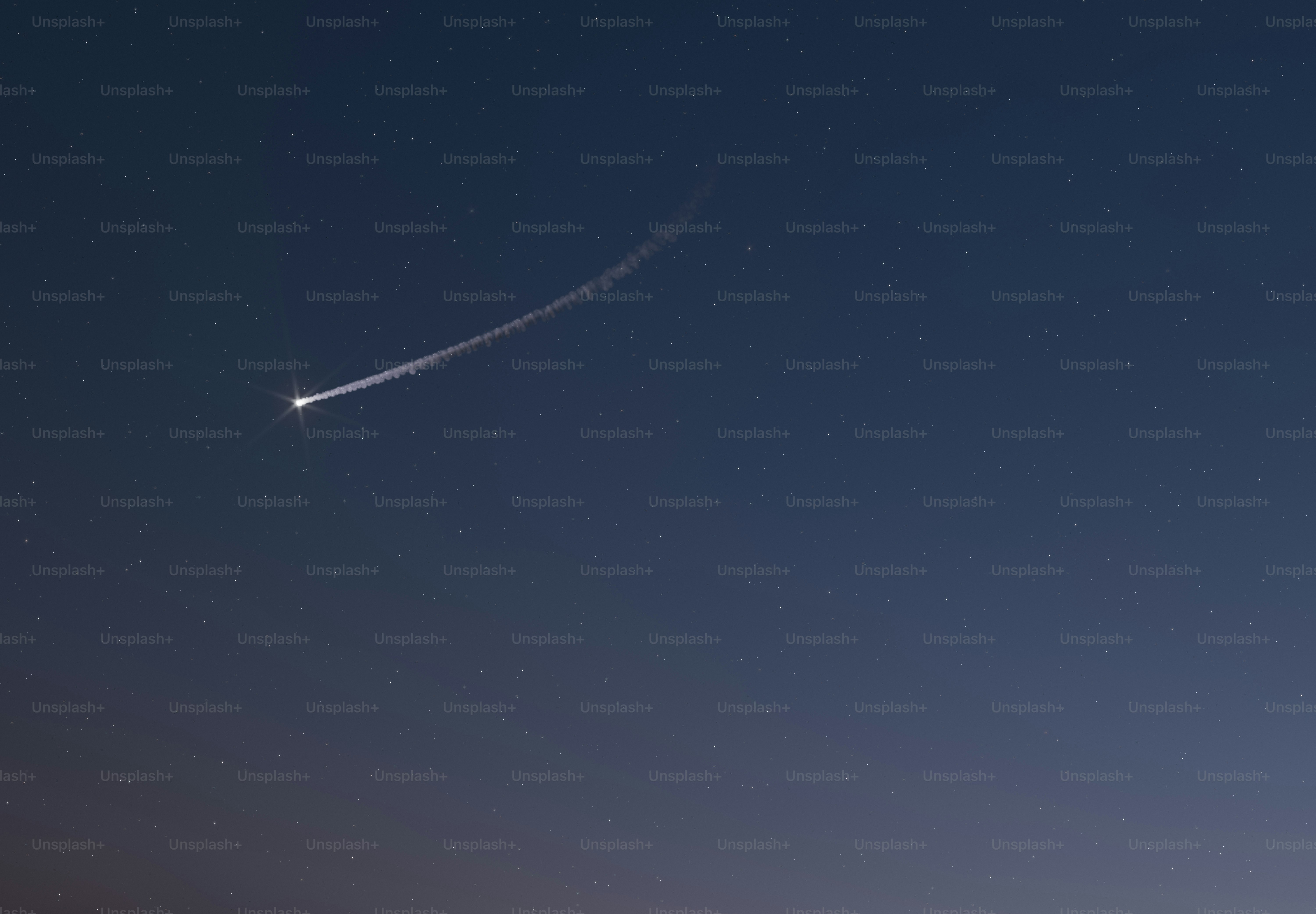 A plane flying in the sky at night photo – 3d render Image on Unsplash