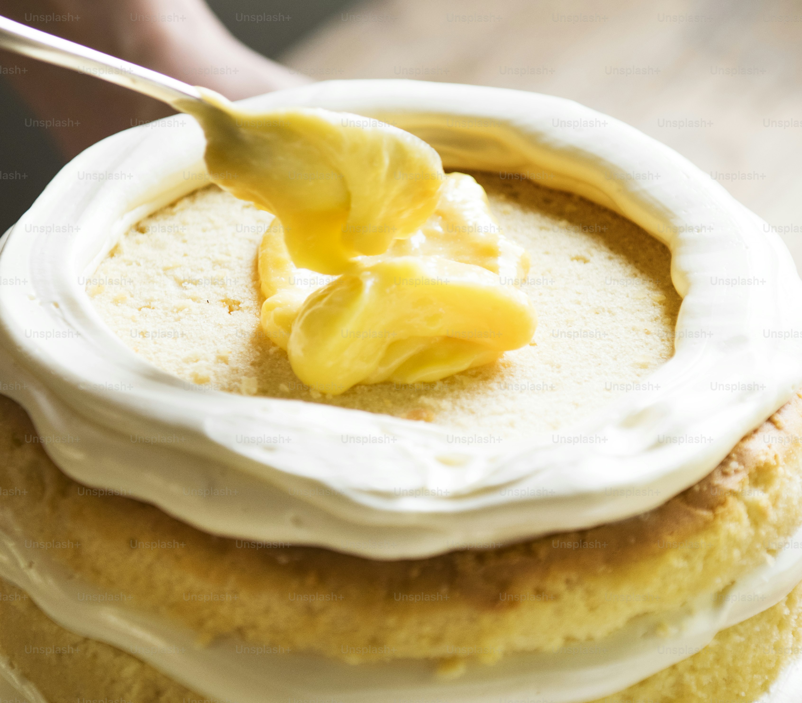 Layered cake food photography recipe idea photo – Making Image on Unsplash