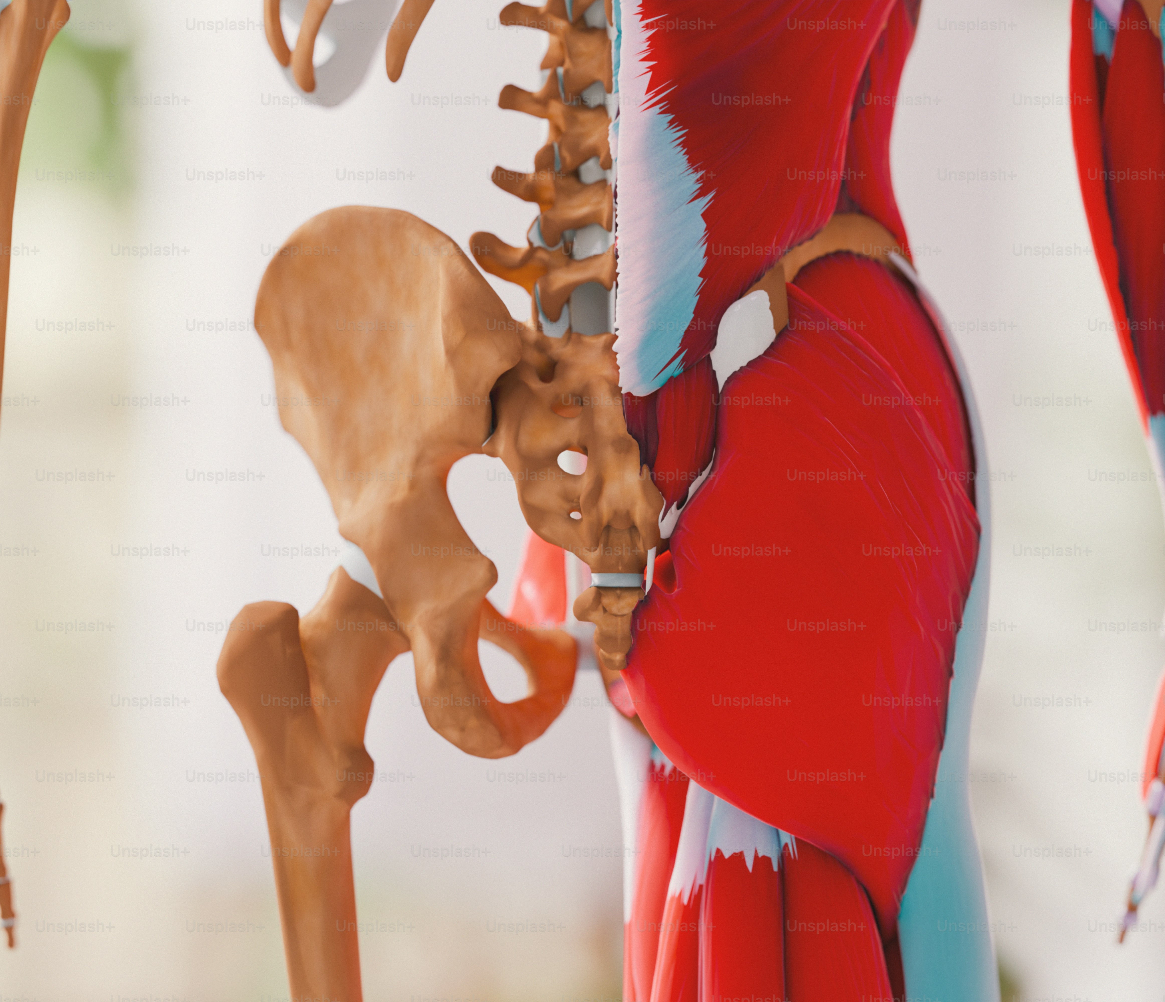 Un squelette humain et un modèle du corps humain photo – Image de ...