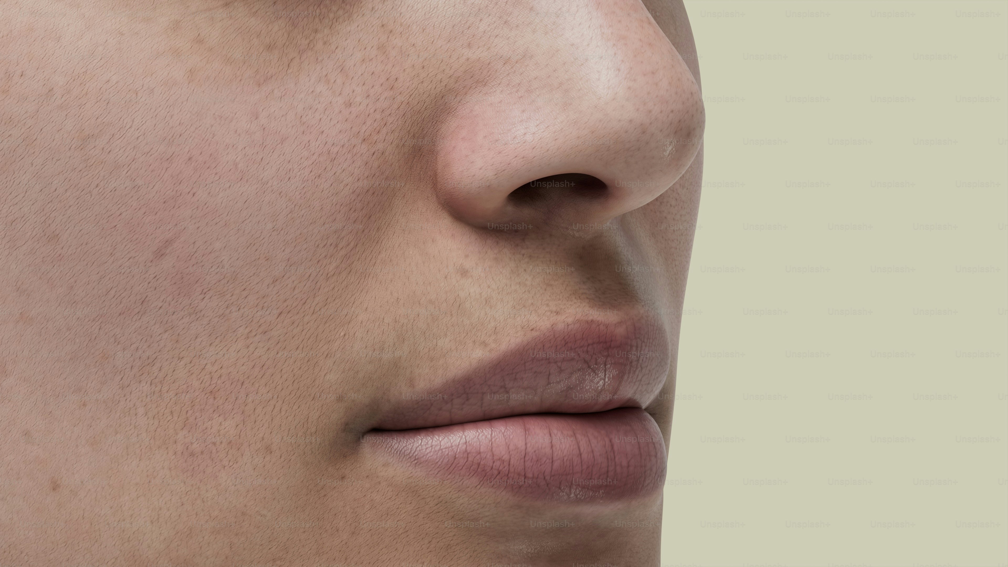 Un gros plan du visage d’une personne avec un anneau dans le nez photo ...