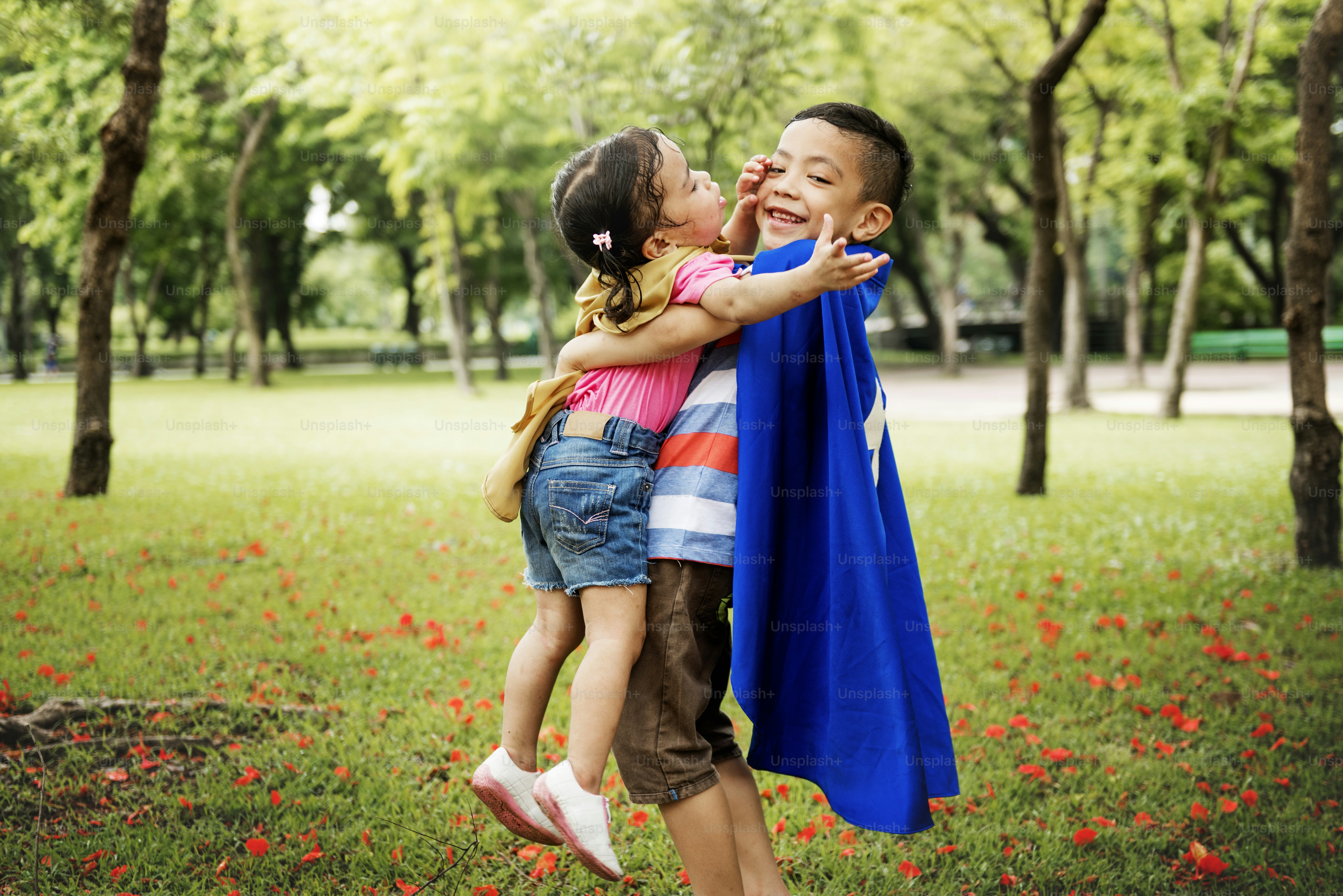 Sibling Playful Dressup Park Concept photo – Dressing up Image on Unsplash