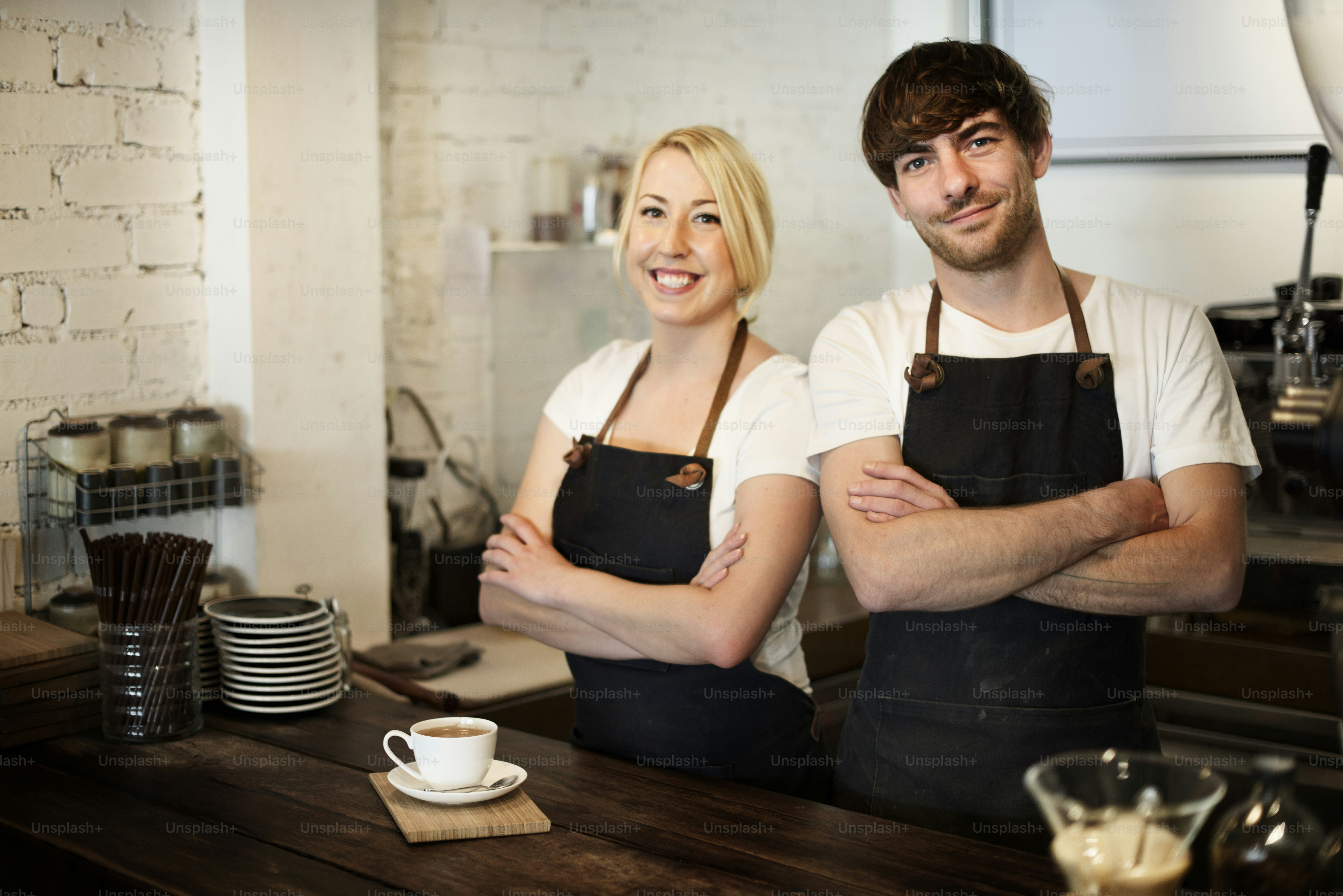 Serving Service Staff Customer Service Cafe Concept photo – Service ...