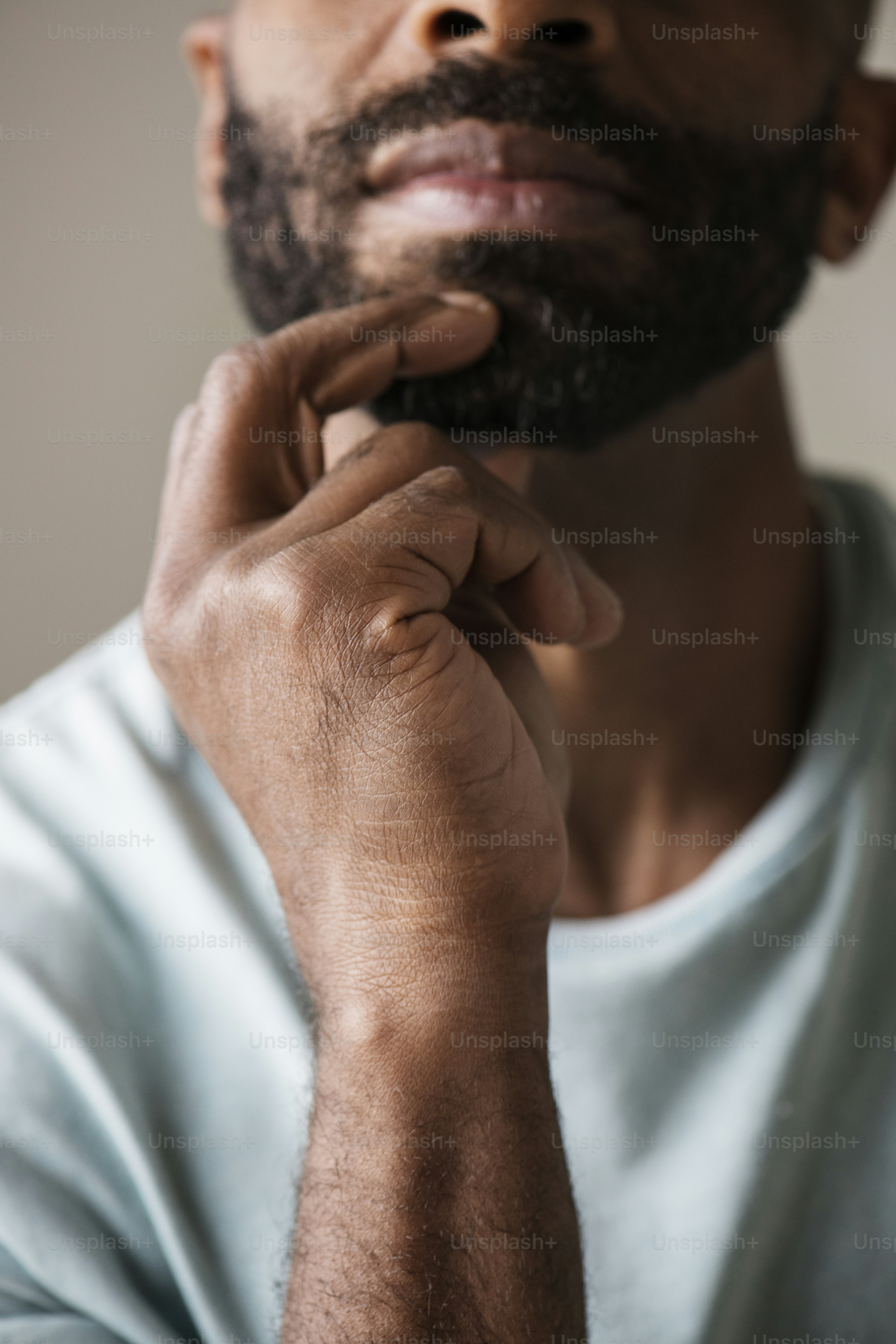 Black man thinking and contemplating concept photo – People Image on Unsplash