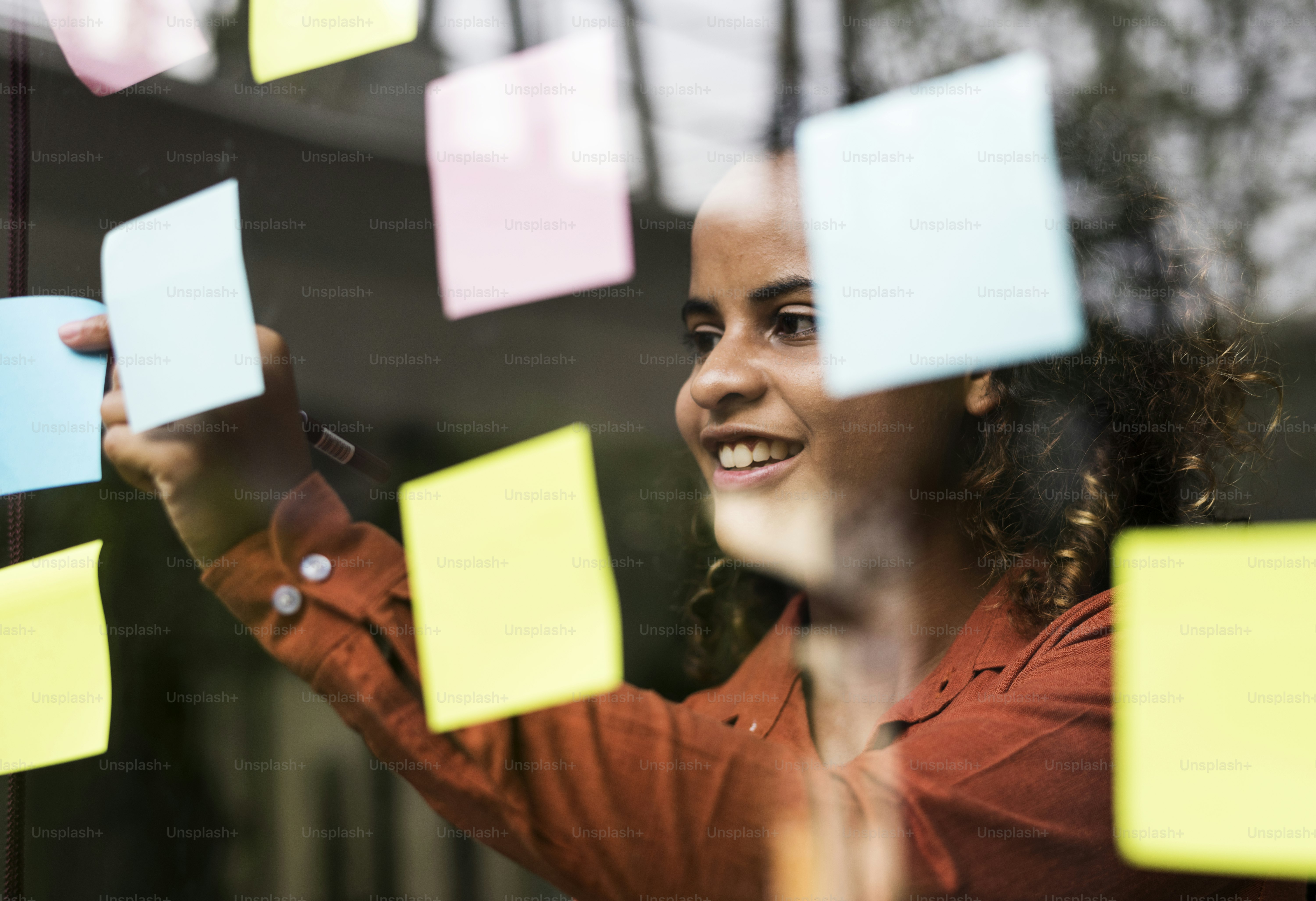 Businesspeople brainstorming with creative ideas photo – Person of ...