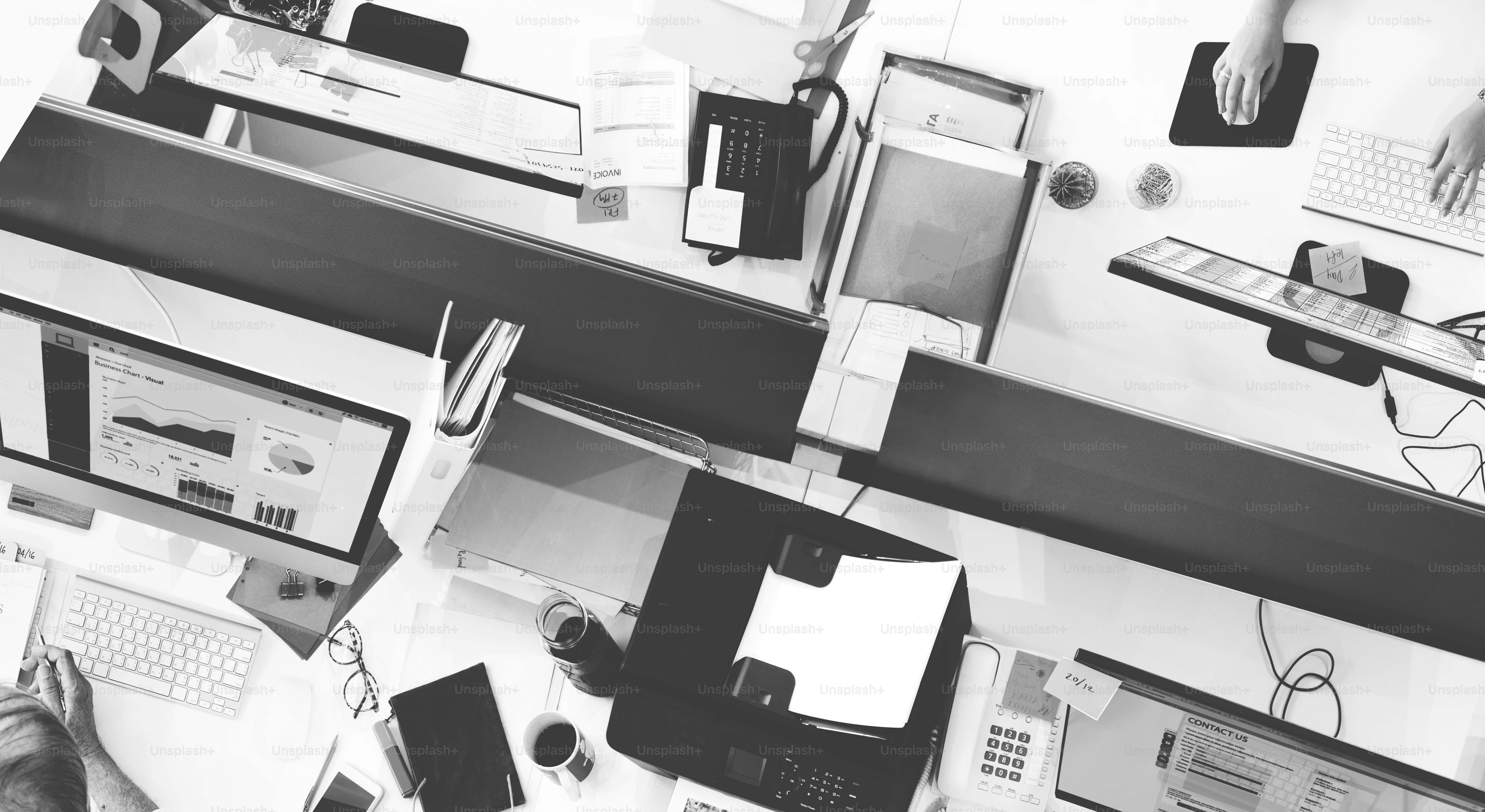 Accounting Team Department Working Busy Concept photo – Finance and ...