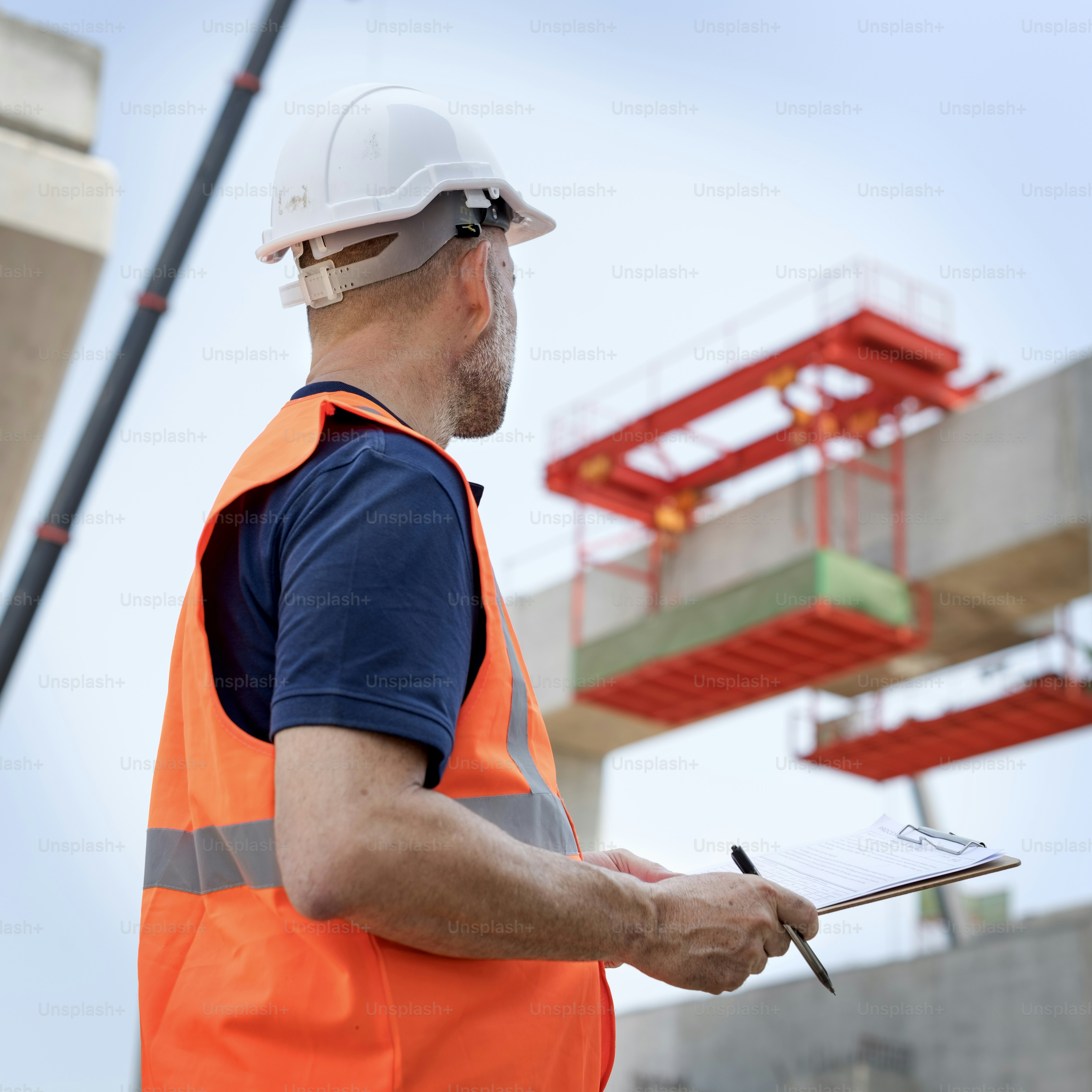 Architecture Construction Safety First Career Concept photo – Business ...