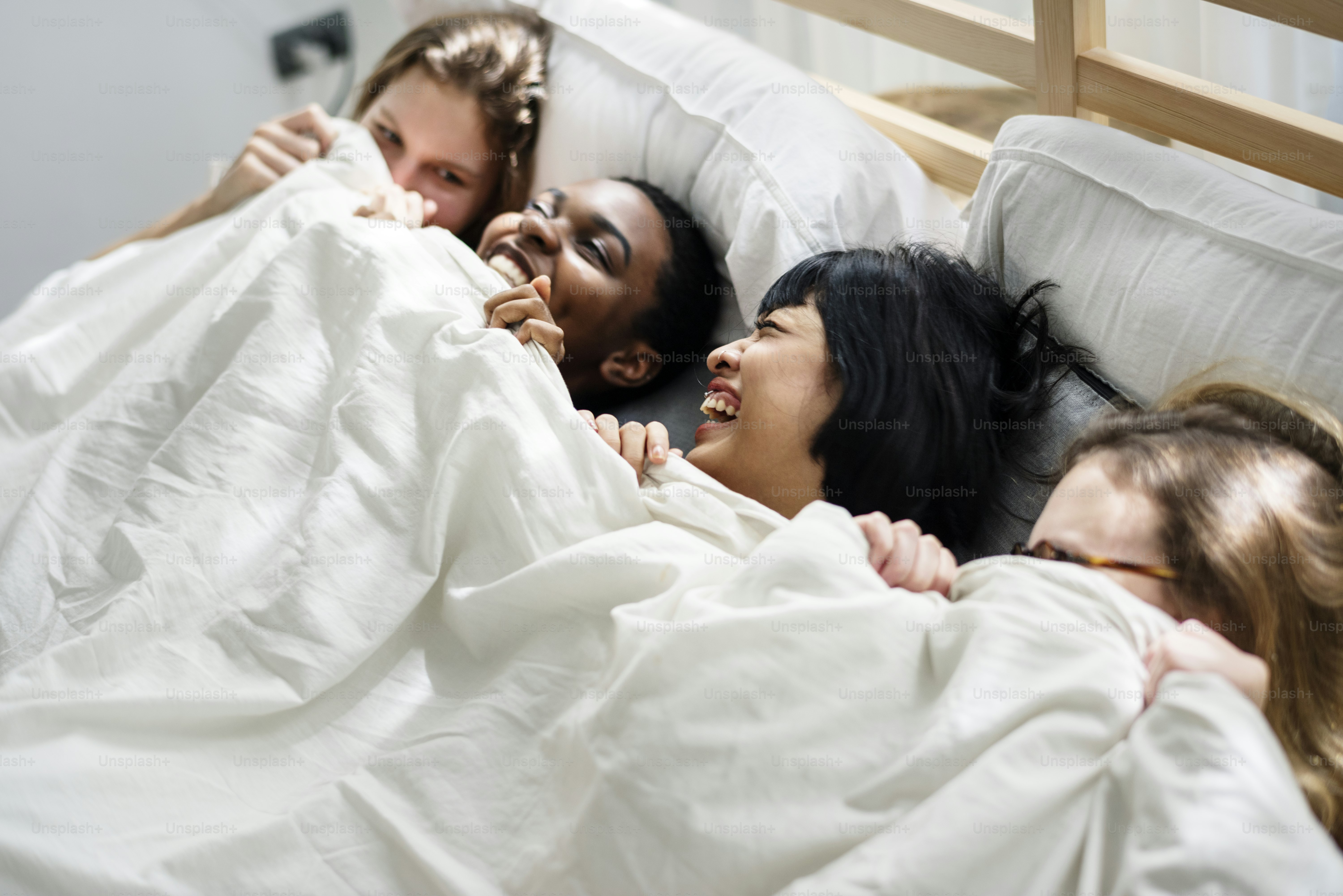 Group of girlfriends having fun together photo – Female friendship ...
