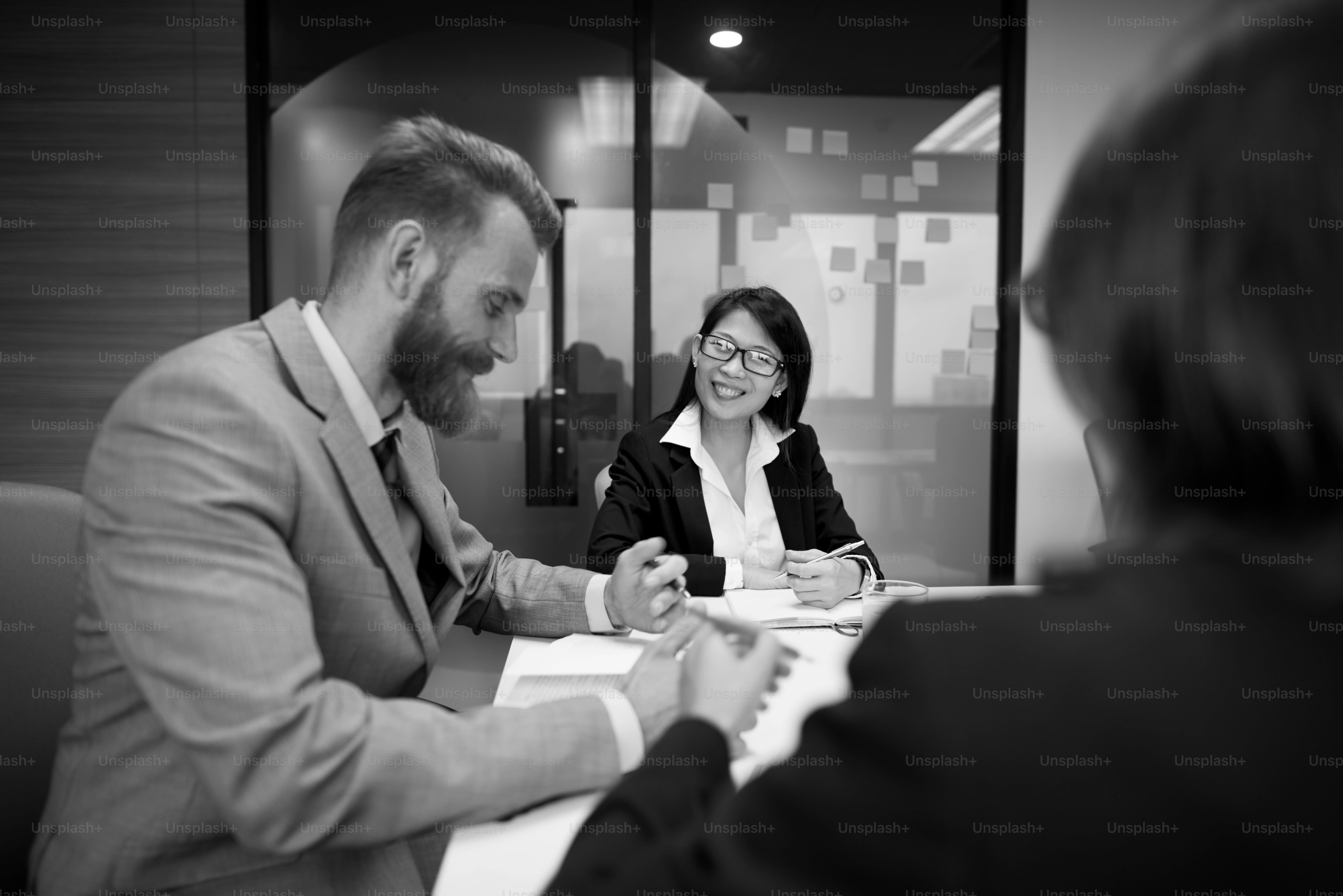 Business Meeting Discussion Conference Planning Concept photo ...